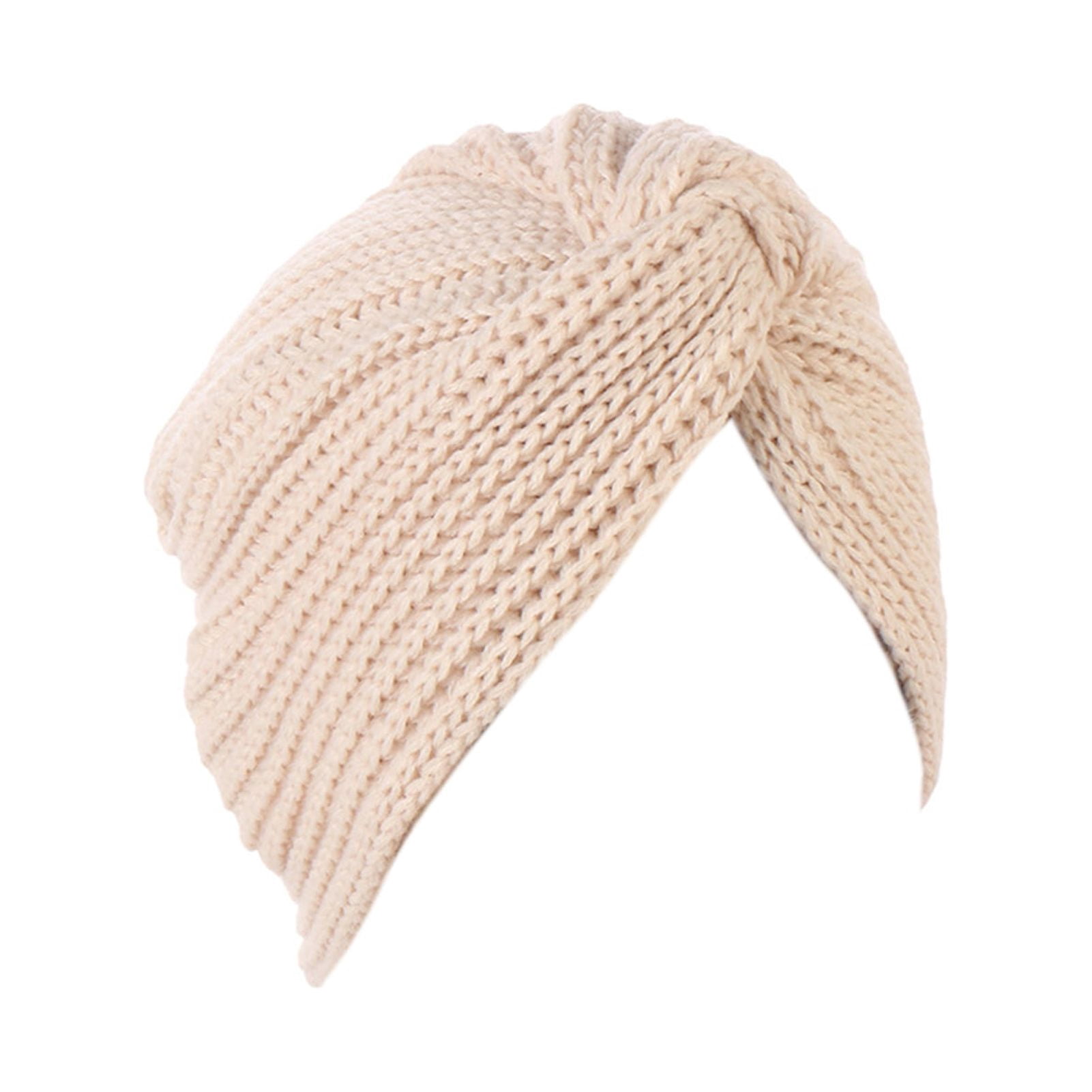 Knitted Turban Caps Women Muslim Hijab Scarf India Hats Arab Wraps ...