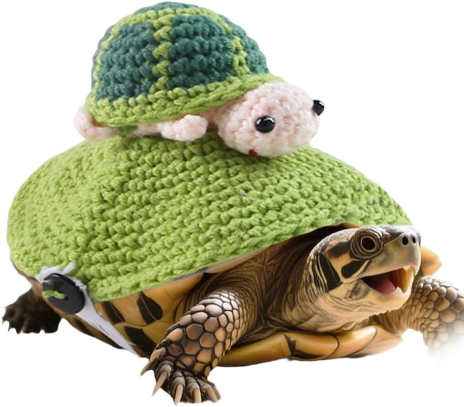 Knitted Turtle Sweater - 7.48 Inch Reptile Winter Wear, Cute Warm Shell ...