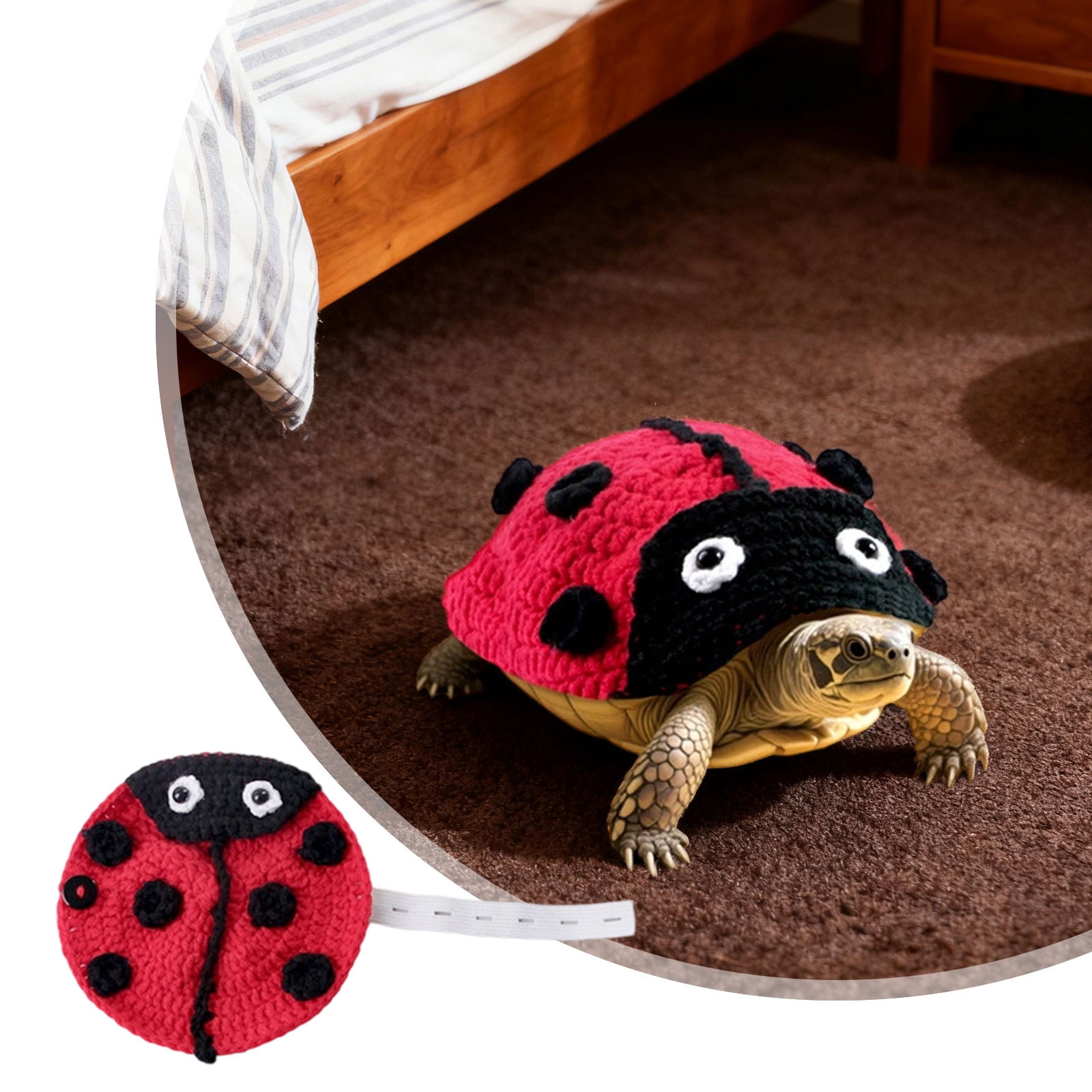 Knitted Turtle Sweater for Pet Tortoise - Cute Warm Shell Costume for ...