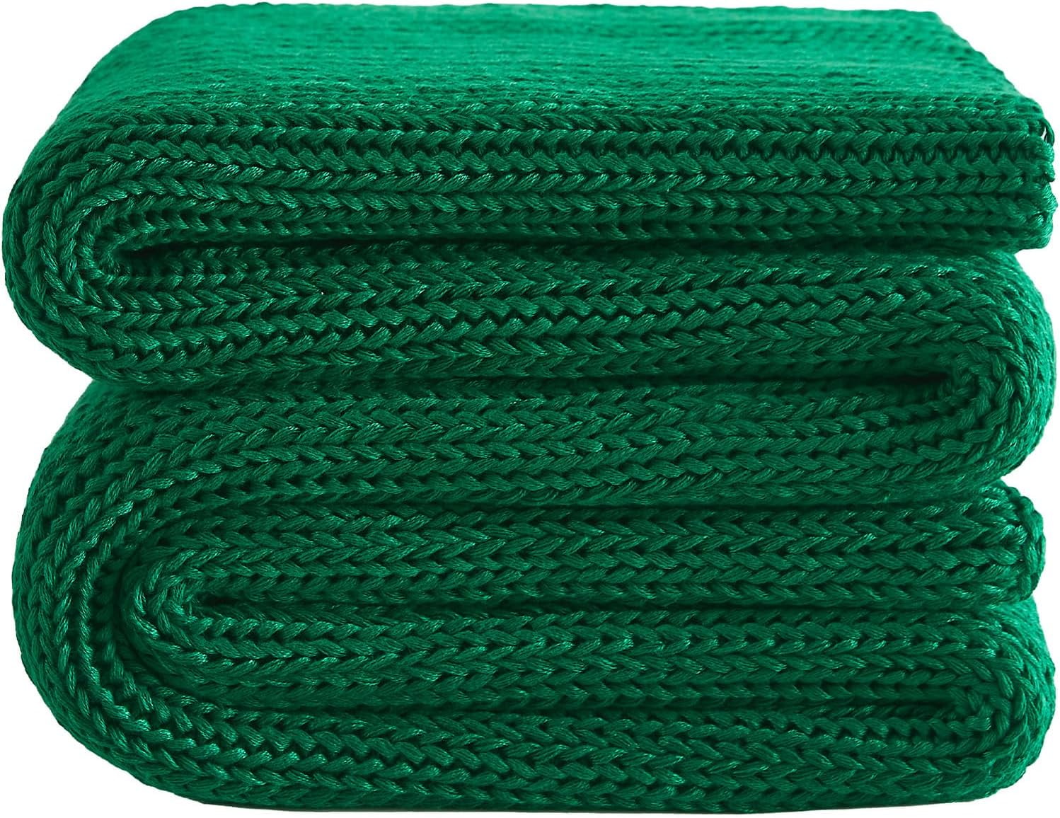 Knitted Weighted Blanket - 60"x80" 15lbs Cooling Chunky Knit Heavy ...