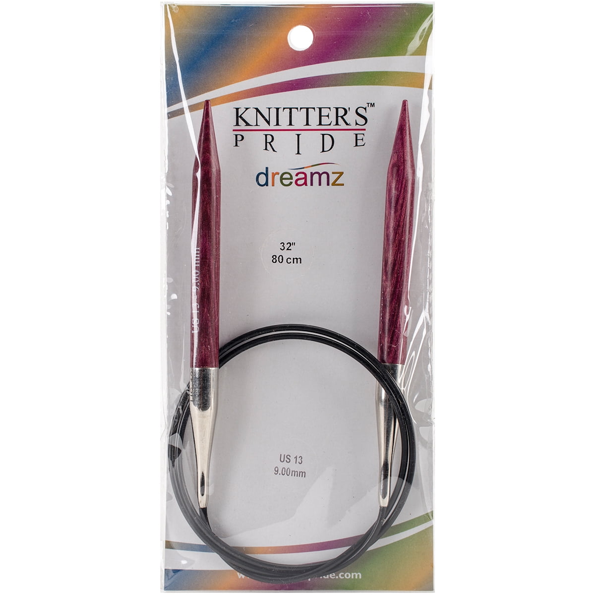 Knitter's Pride-Dreamz Fixed Circular Needles 32"-Size 13/9mm - Walmart.com