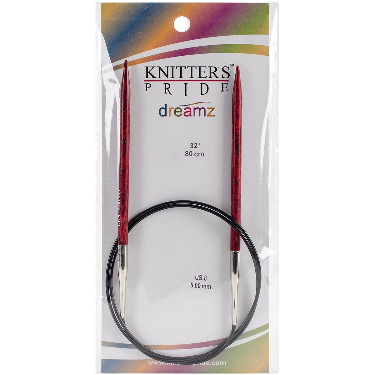 Knitter's Pride-Dreamz Fixed Circular Needles 32"-Size 8/5mm - Walmart.com