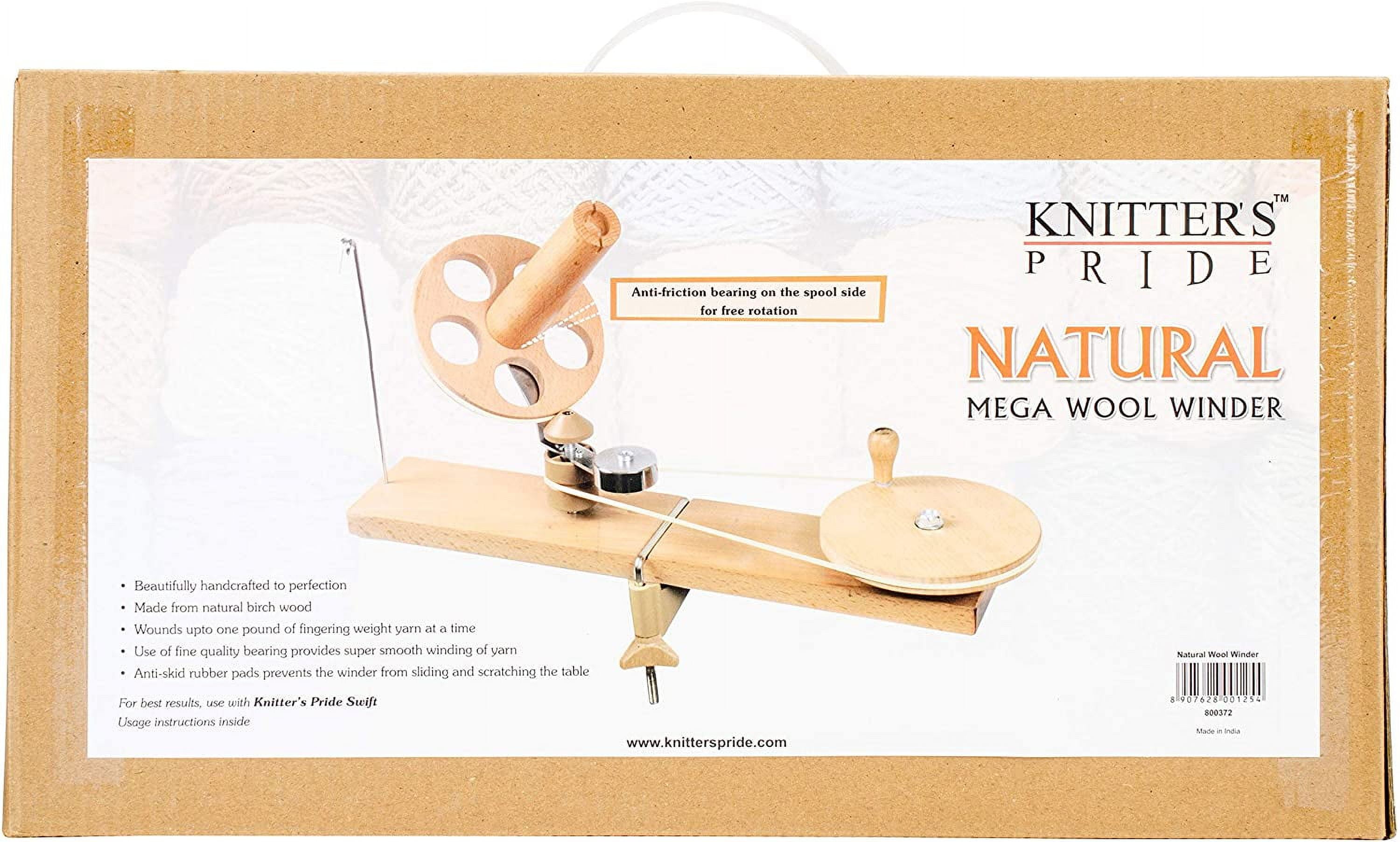 Knitter's Pride Winding Tools - Natural Mega Wool Winder - Walmart.com
