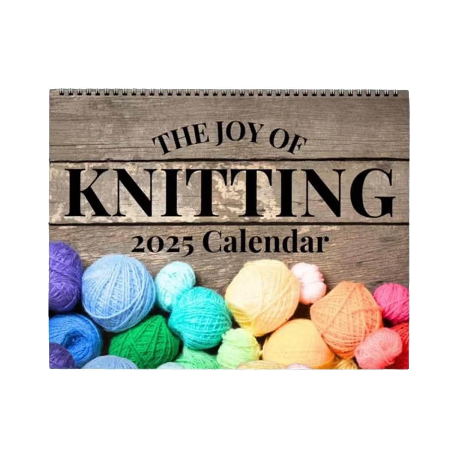 Knitting Calendar 2025 for Yarn Lovers with Inspirational Quotes ...