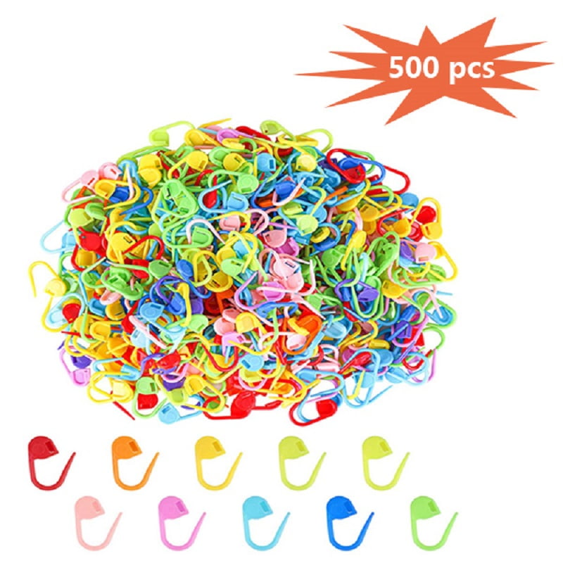 Knitting Craft Sewing Needle Tool Plastic Locking Stitch Markers ...