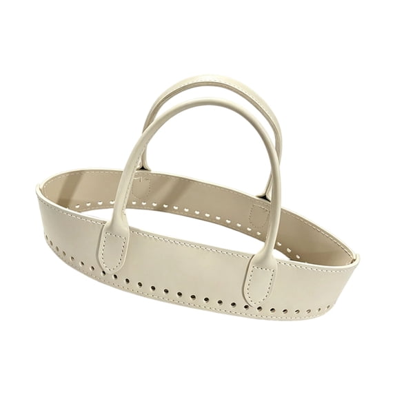 Knitting Handbag Strap Replacement Perforated PU Crochet Bag Handle For ...