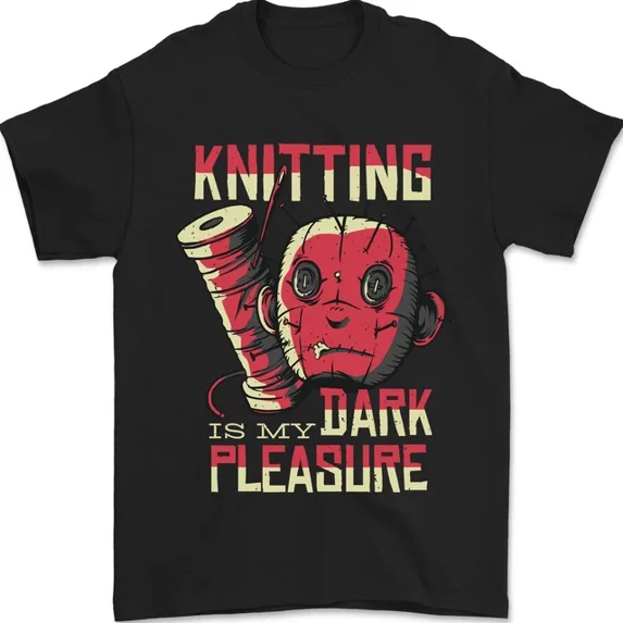 Knitting Is My Dark Pleasure Sewing T-Shirt - Walmart.com