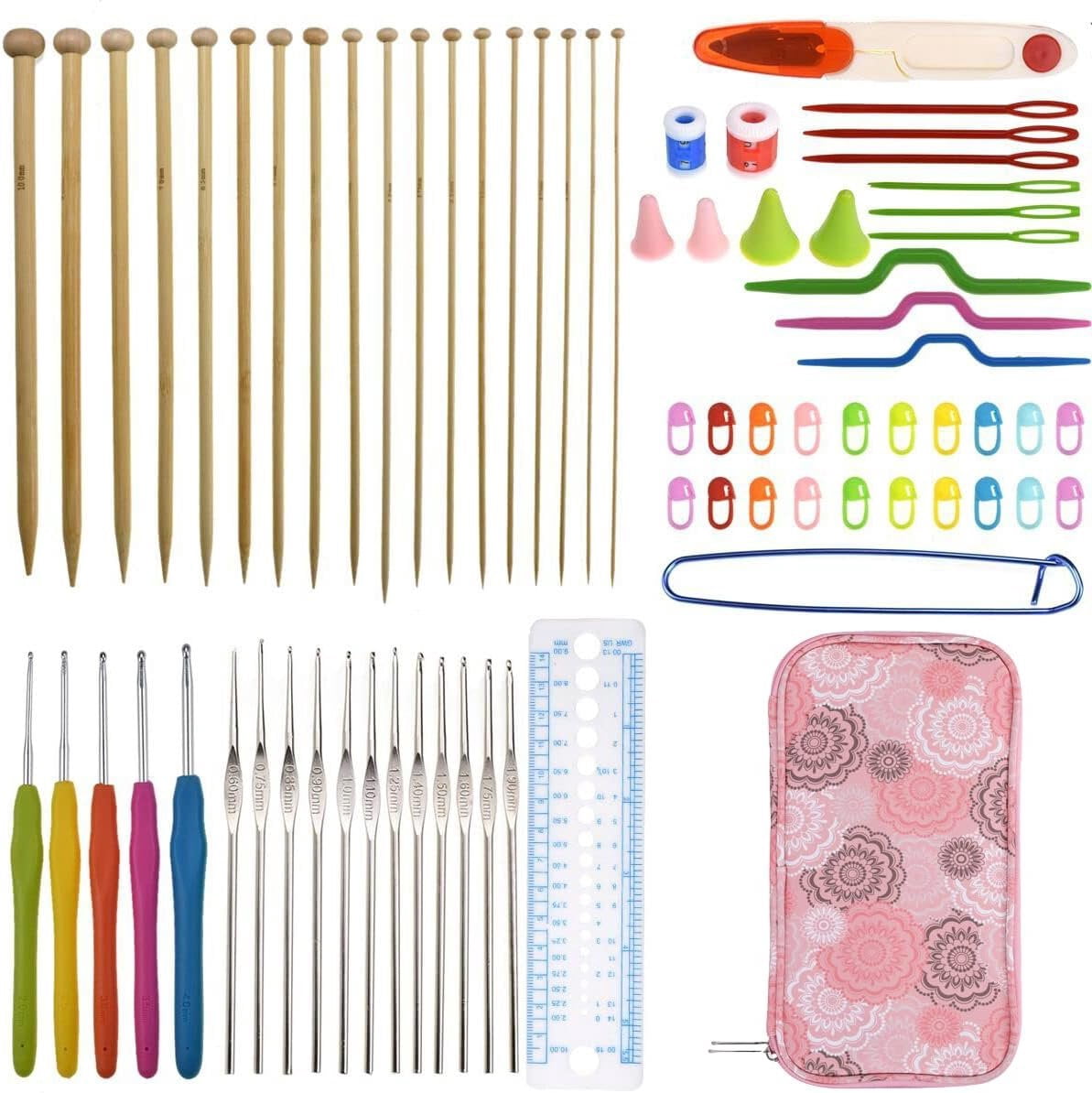 Knitting Kit 36 count Single Pointed Knitting 2.0mm-10.0mm Weaving ...
