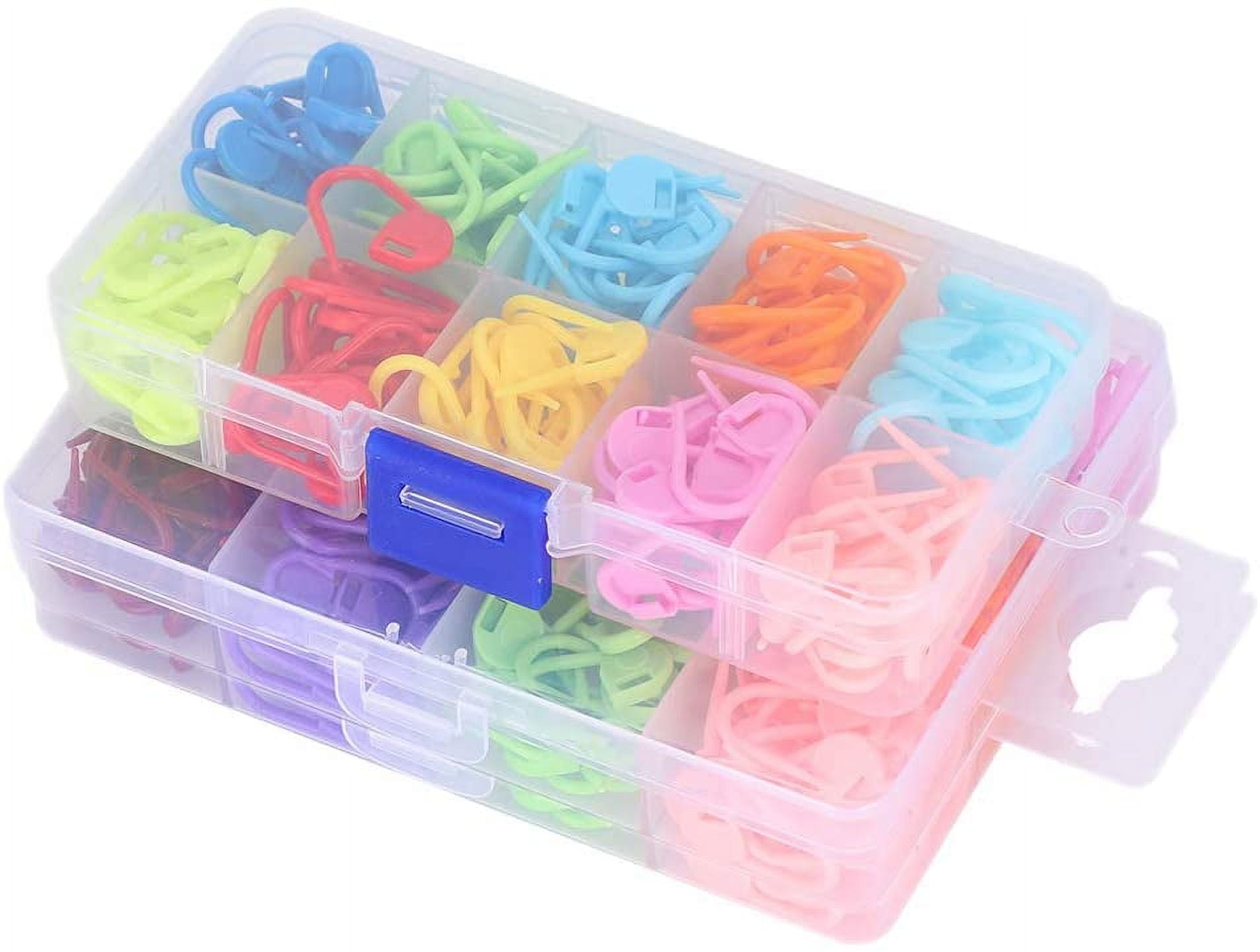 Knitting Locking Stitch Markers Counter Pin Buckle Counting Buckle Mark ...