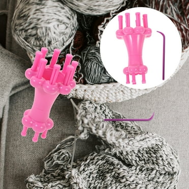 Loops & Threads™ Round Circular Knit Quick™ Knitting Machine Loom Kit ...