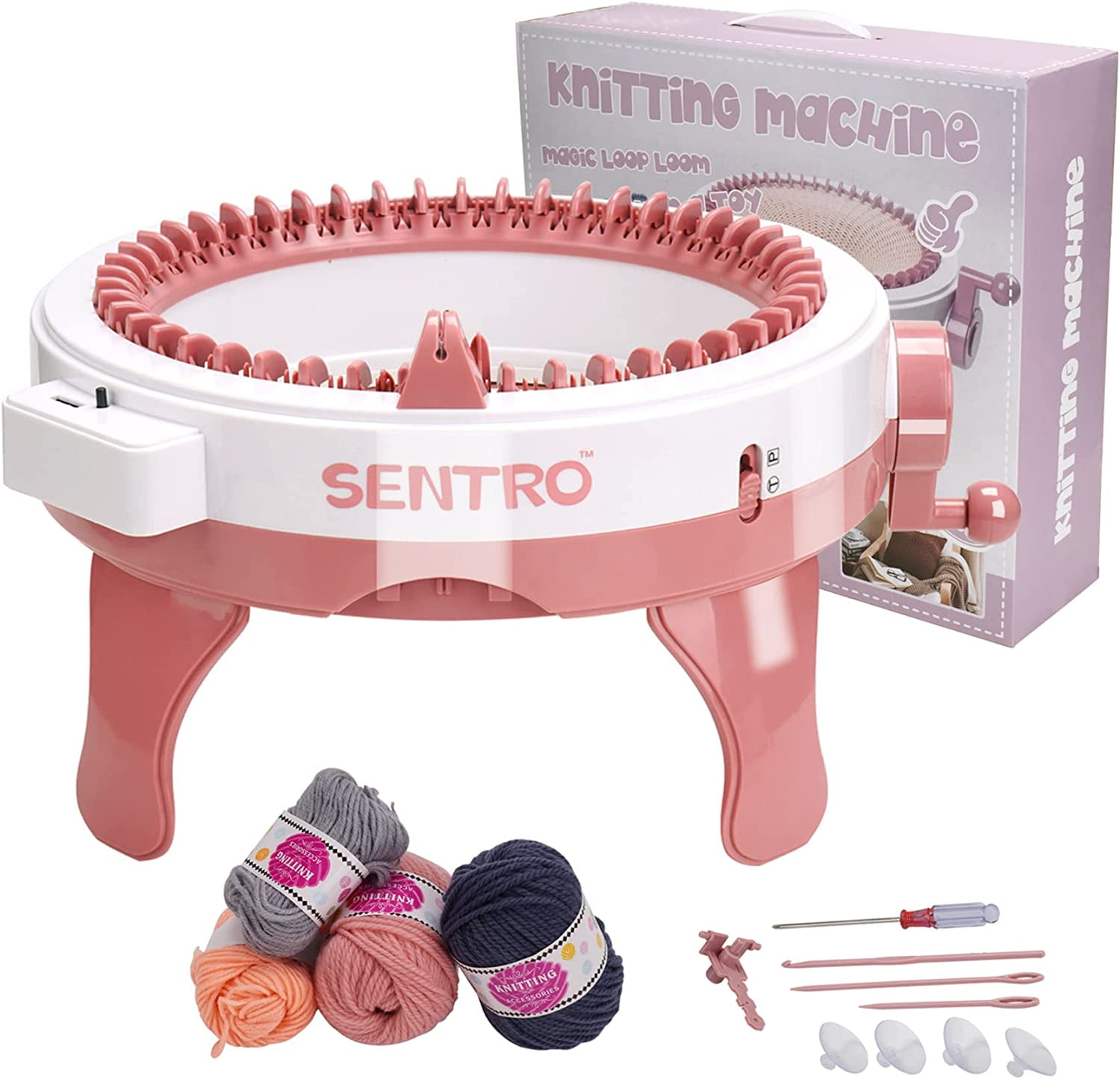 Knitting Machine, Sentro Knitting Machine 48, DIY Dual Mode Knitting ...