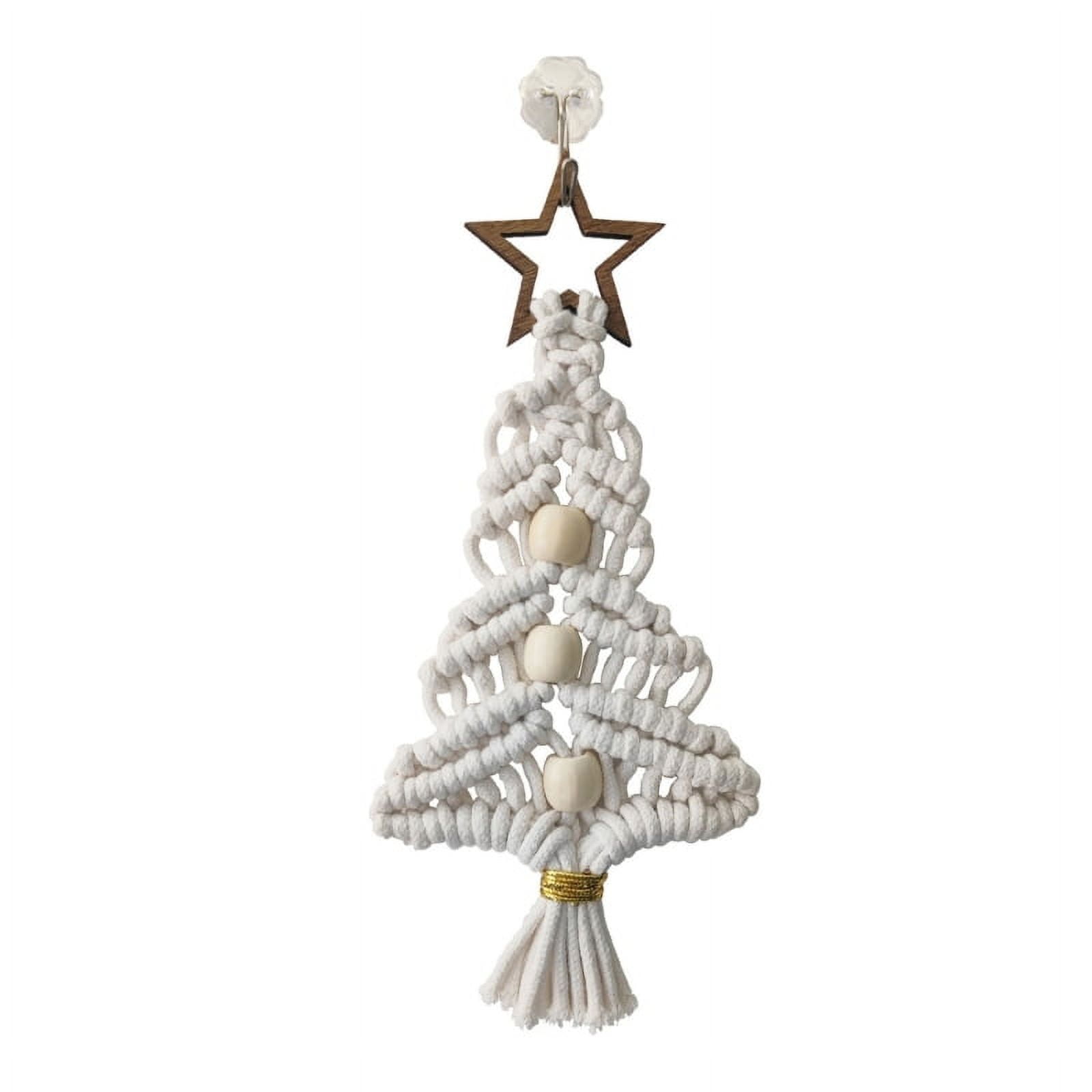 Knitting Mini Christmas Tree Pendant Decoration Holiday Sign Stylish ...