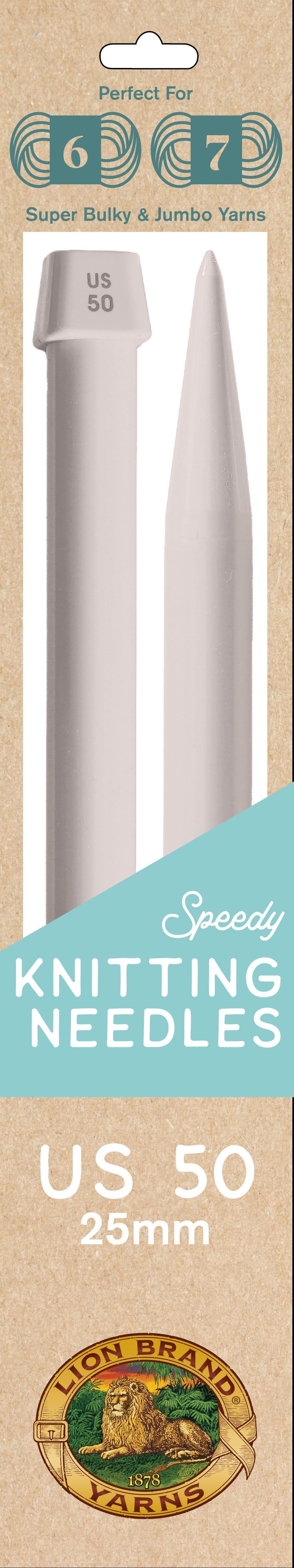 Knitting Needles 14 inch US 50 25mm - Walmart.com