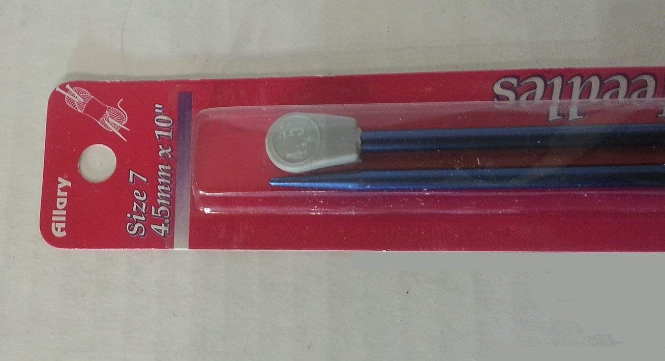 Knitting Needles by Allary Size 7 4.5mm x 10" & - Walmart.com