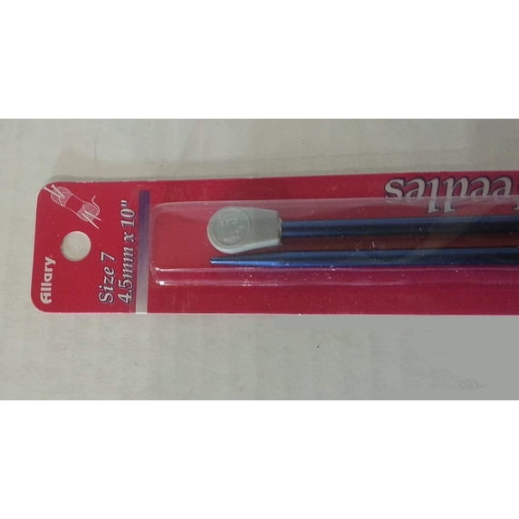 Knitting Needles by Allary Size 7 4.5mm x 10" & - Walmart.com