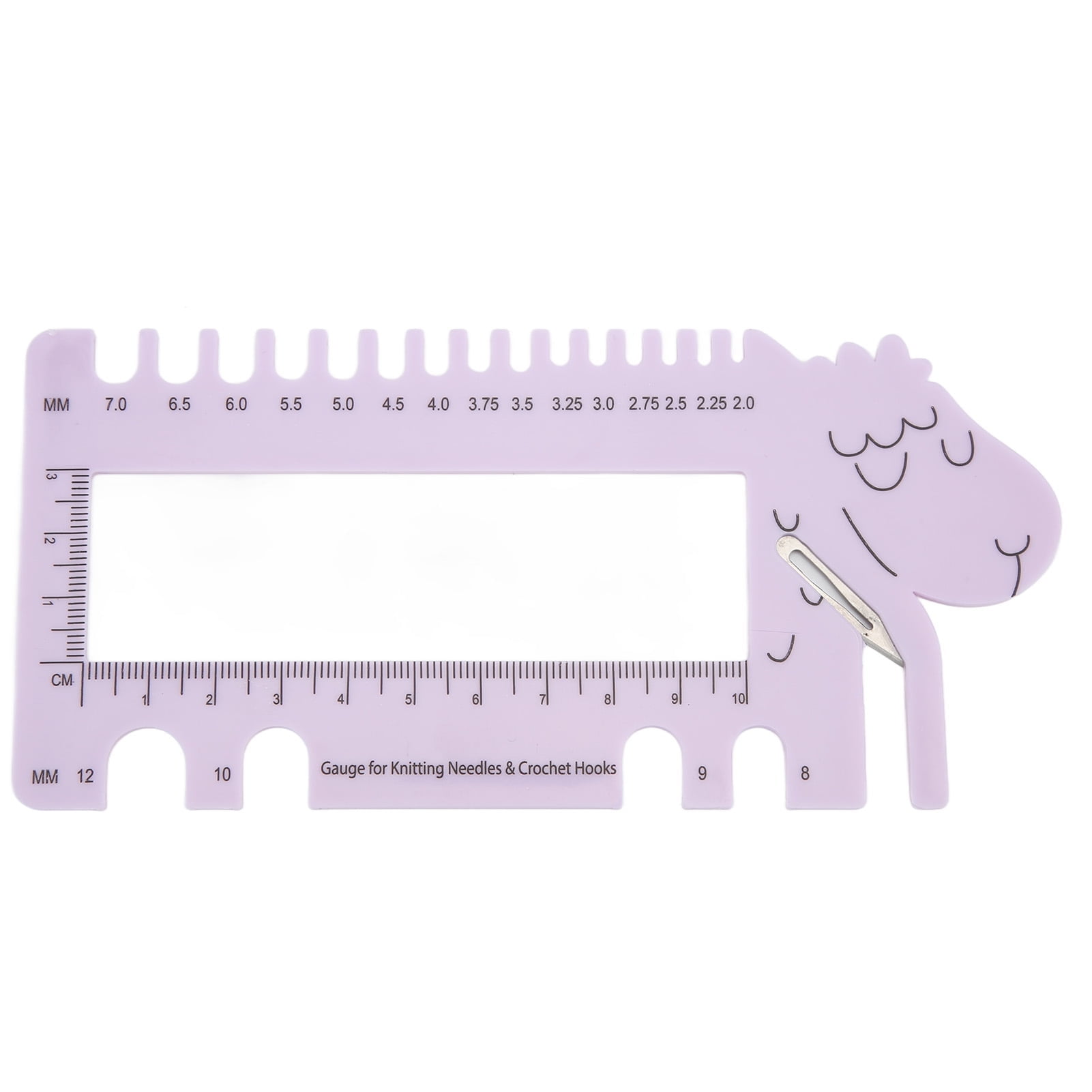 Knitting Plastic Gauge Length 5.5 Inches Width 3.0 Inches Knitting ...