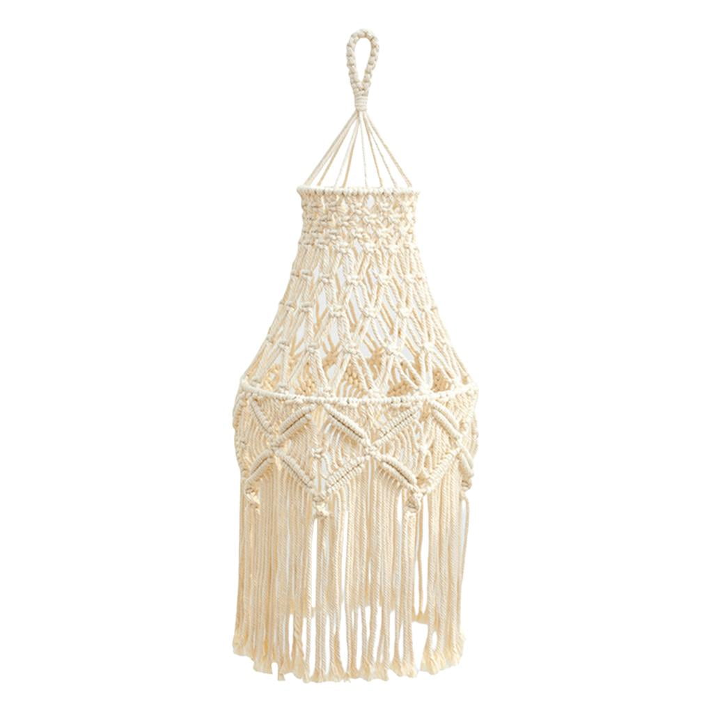 Knitting Tassel Lamp Shade Tapestry Ceiling , Chandeliers Shades ...