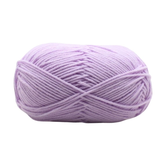 Knitting Wool Yarn Professional Ultra Soft Needlework DIY 4Ply Milk ...
