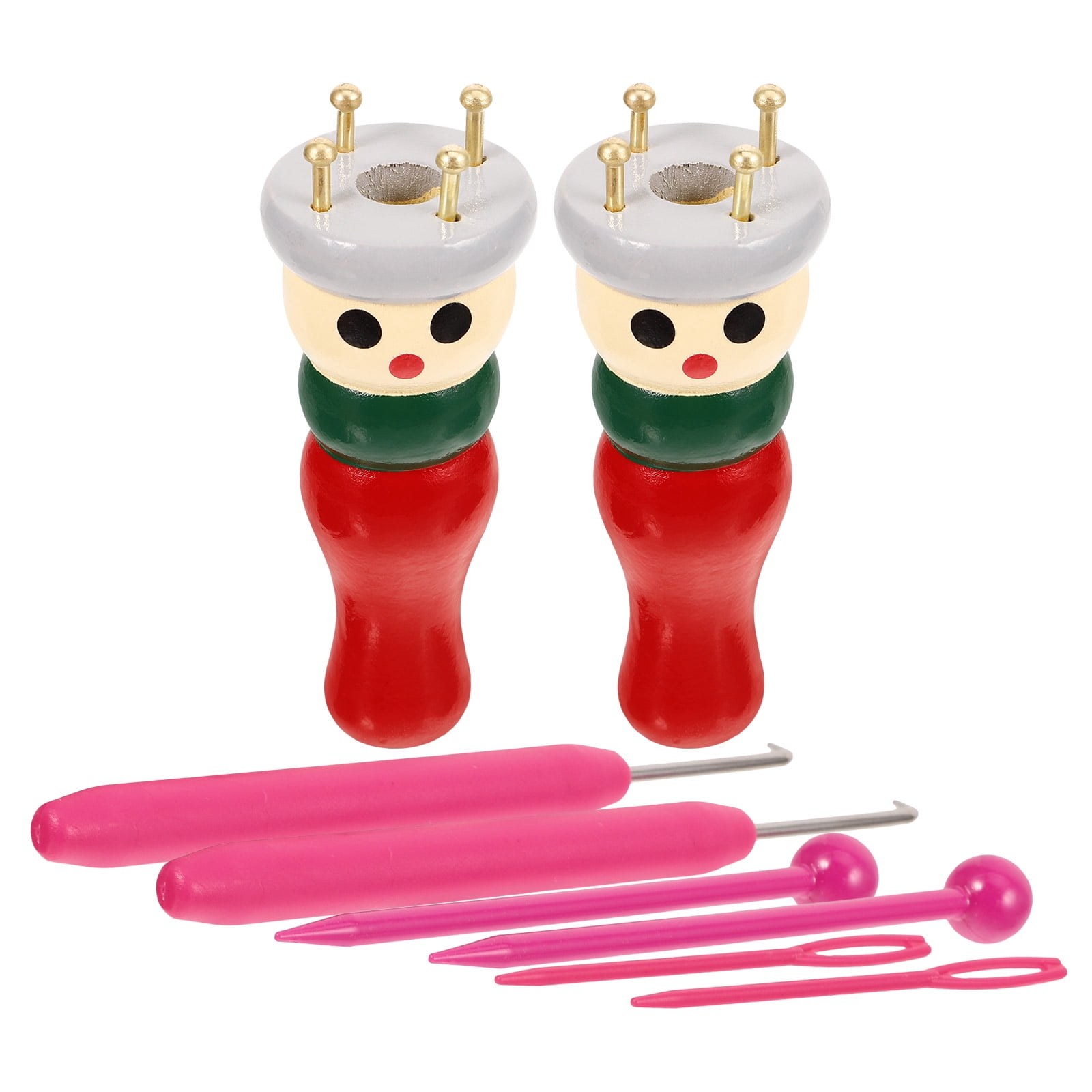 HEMOTON Wood and Iron Knitting Tool for DIY Use Assorted Color ...