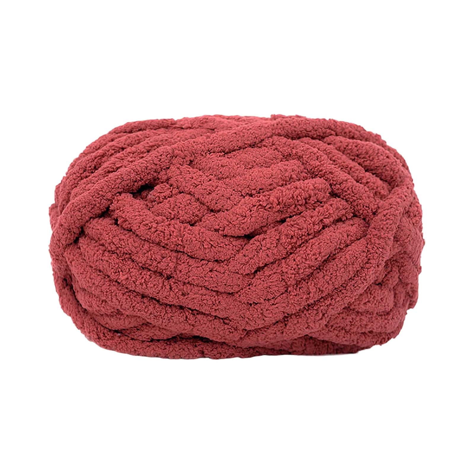Knitting Yarn Bulk Wool Blend Fiber Soft Hand Crochet Craft For DIY ...