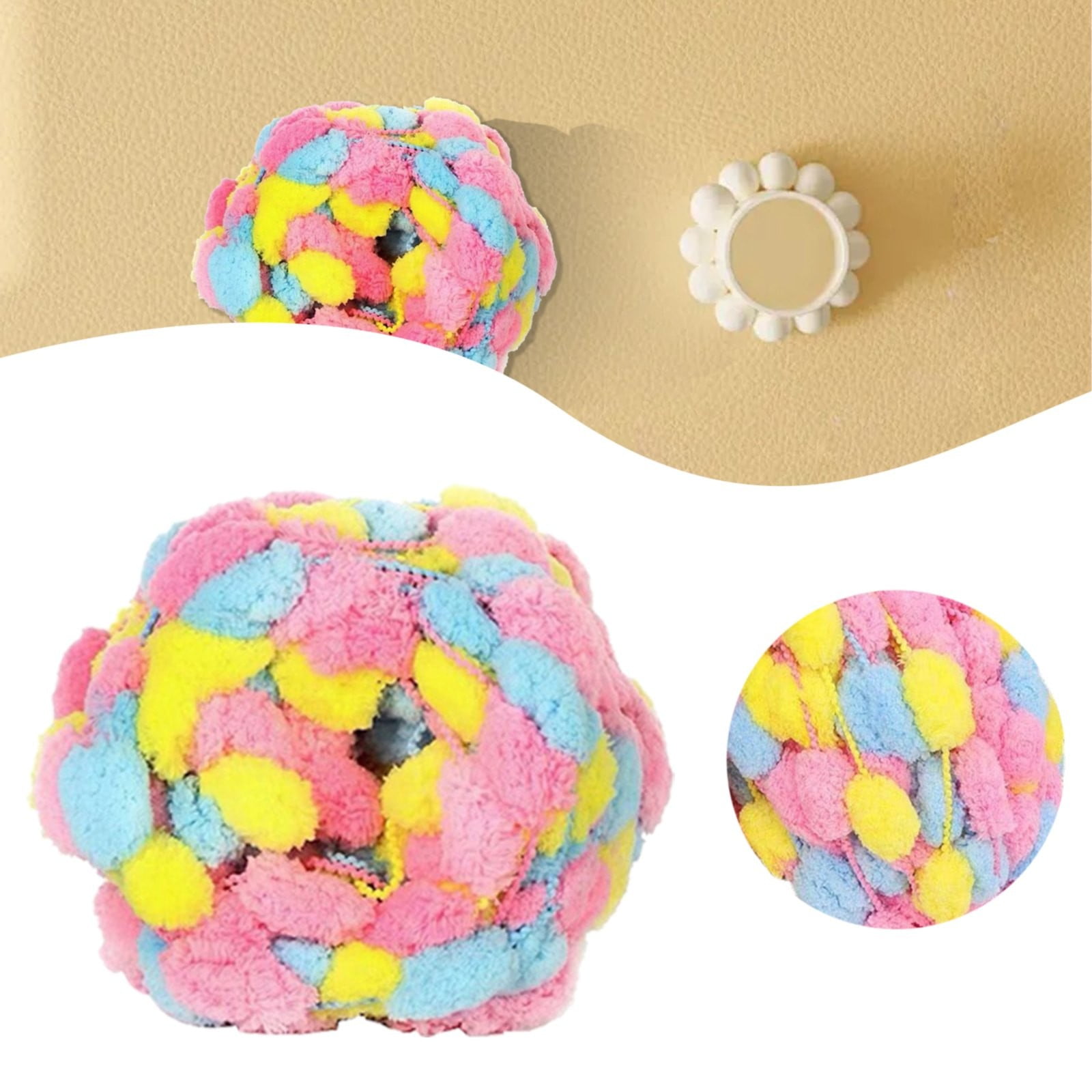 Knitting Yarn,Skein Color Chunky Yarn Pomp A Doodle Yarn Pom Yarn Soft ...