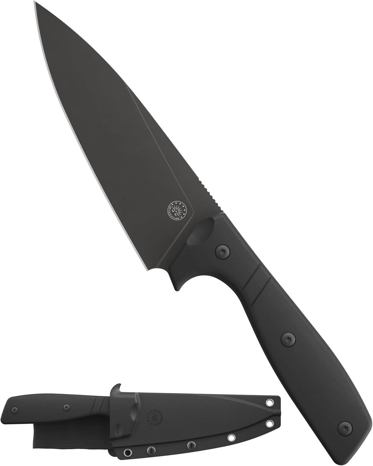 Knives - Sierra Chef Knife with Sandvik 14C28N Stainless Steel, Kydex ...