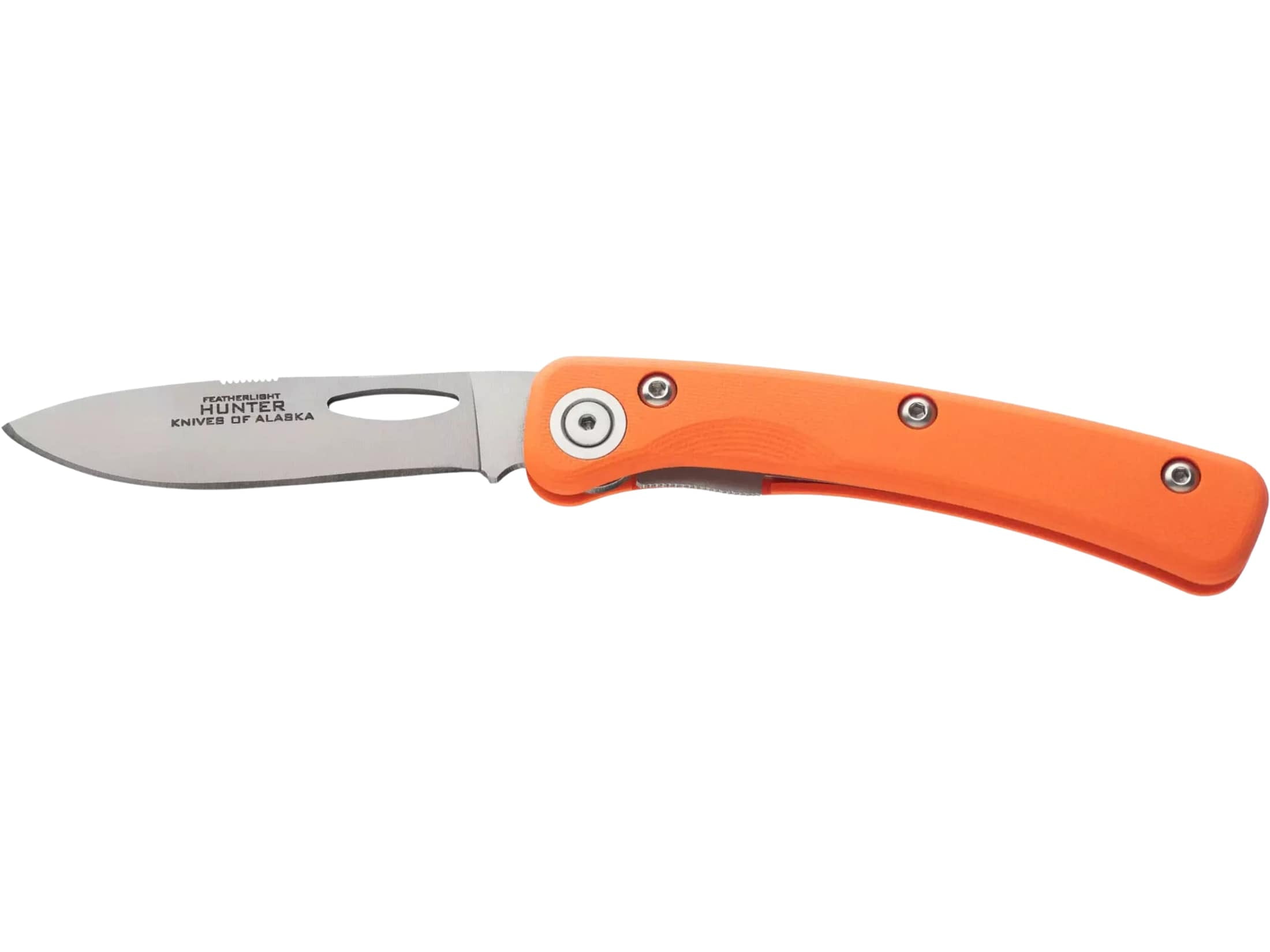 Knives of Alaska Featherlight Hunter Pocket Knife 3" Drop Point D2 Bead ...