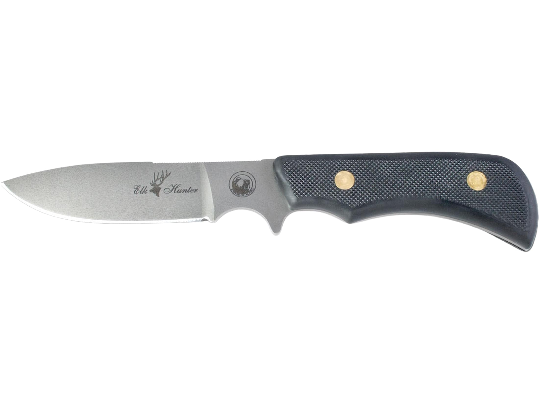 Knives of Alaska Trekker Elk Hunter Fixed Blade Knife 3.25" Drop Point ...
