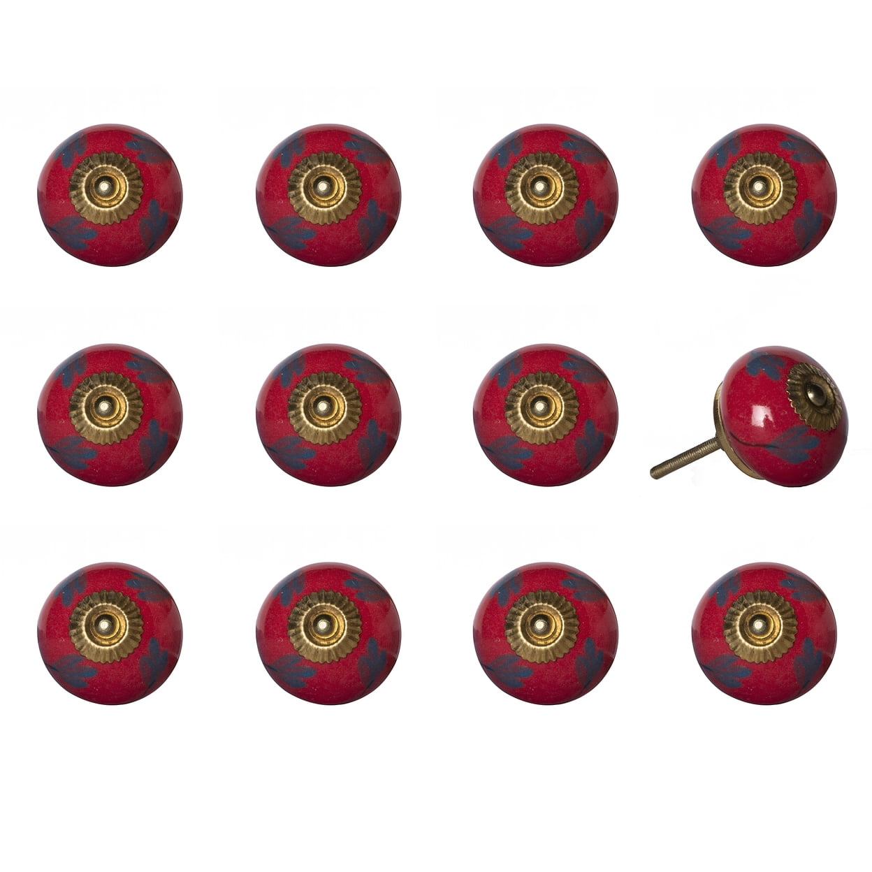 Knob-It Vintage Cabinet Drawer Knobs 12-Piece Set Bohemian Antique ...
