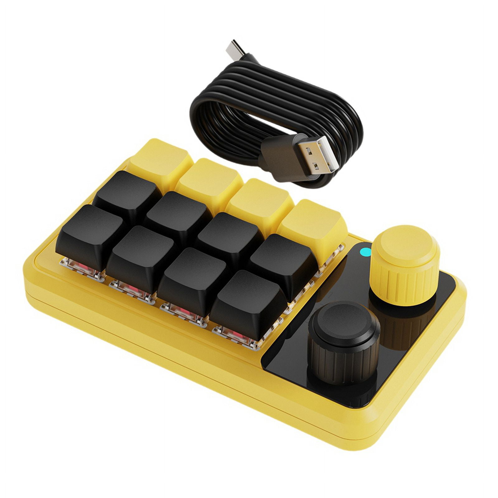 Knob Keyboard RGB Gaming Keypad Mechanical Hotswap Macropad Programming Macro Custom B y22947 ...
