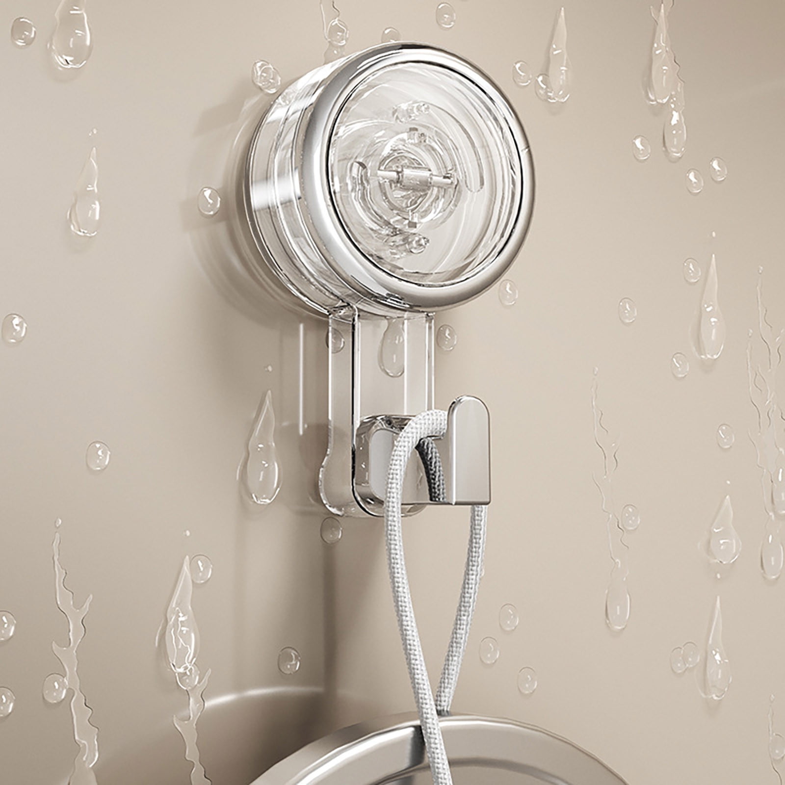 Knob Suction Cup Hook | Strong Vacuum Adhesive Wall Hanger | No Drill ...