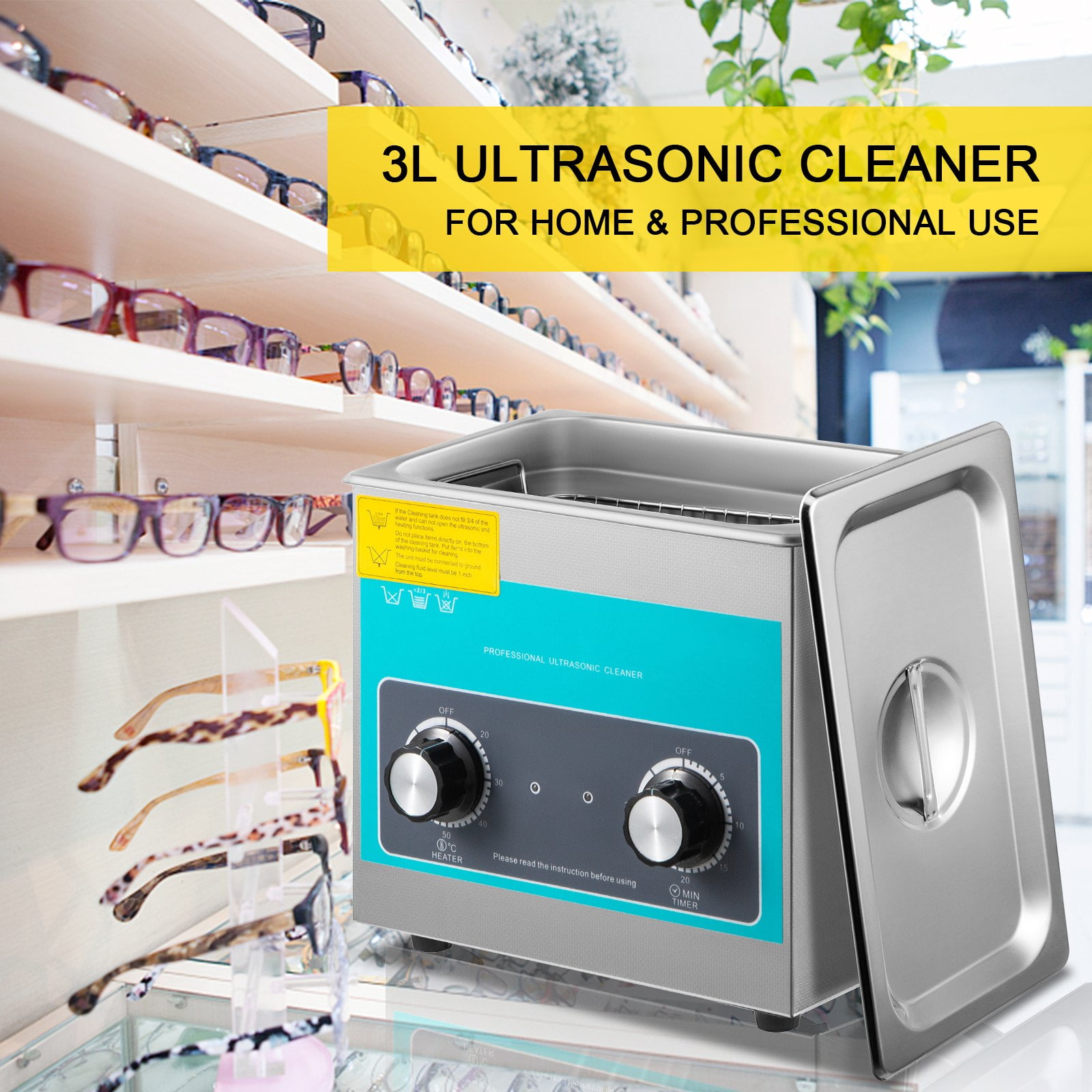 Knob Ultrasonic Cleaner 3L 40kHz Ultrasonic Cleaning Machine Knob ...