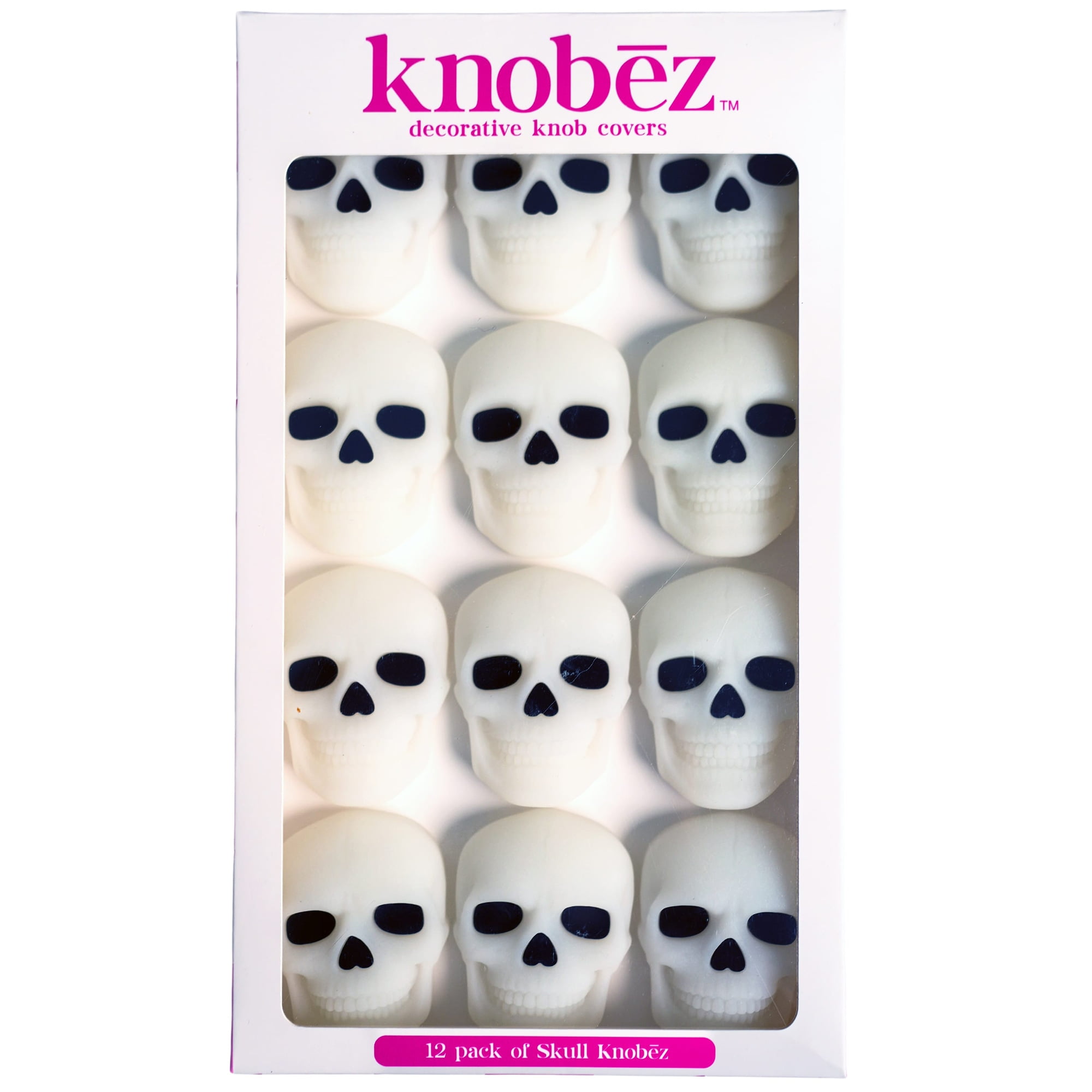 Knobēz: Decorative Cabinet Knob Covers - Skull - 12pk - Stretch Over ...