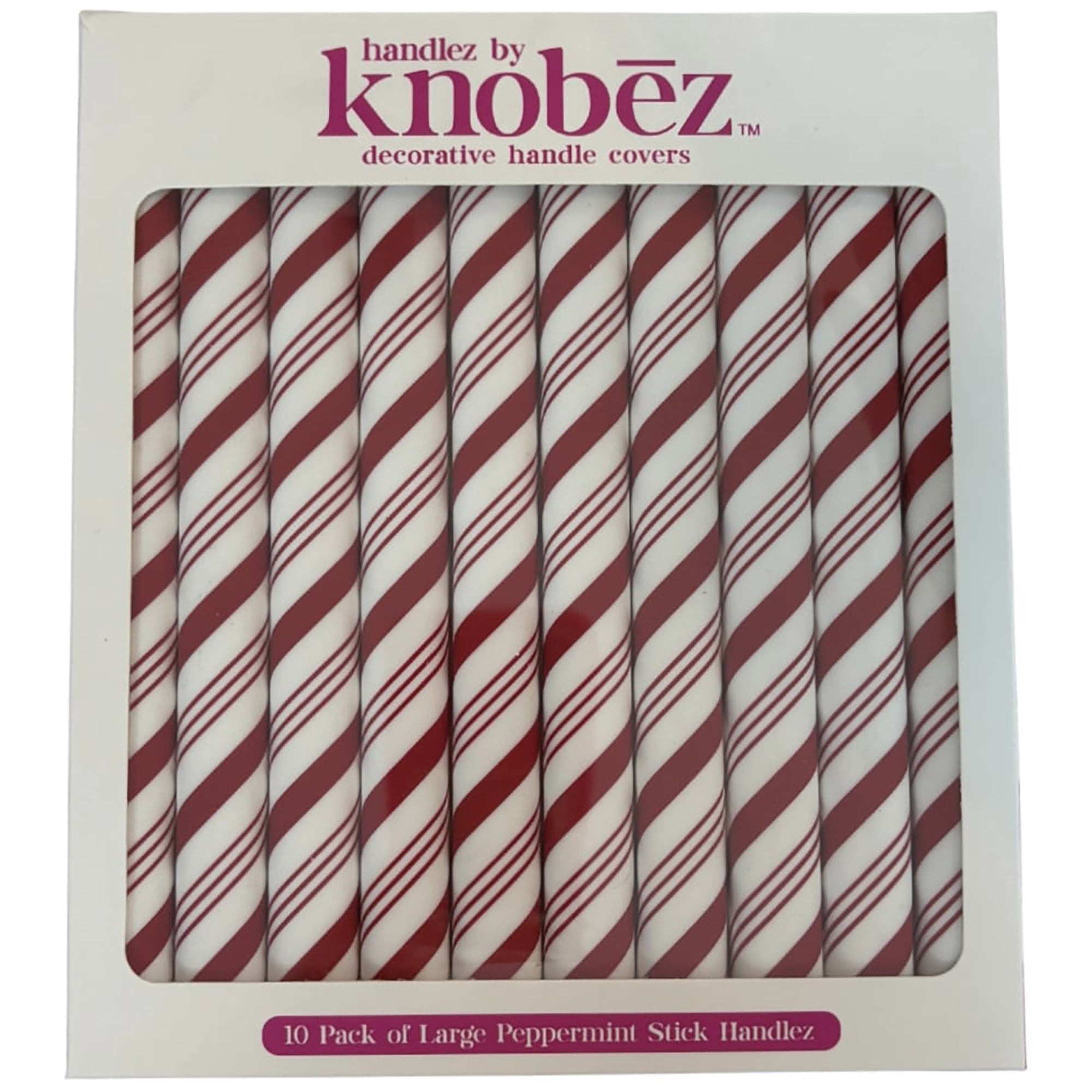 Knobēz: Handlez Covers - Large Peppermint Stick - 10pk - Stretch Over ...