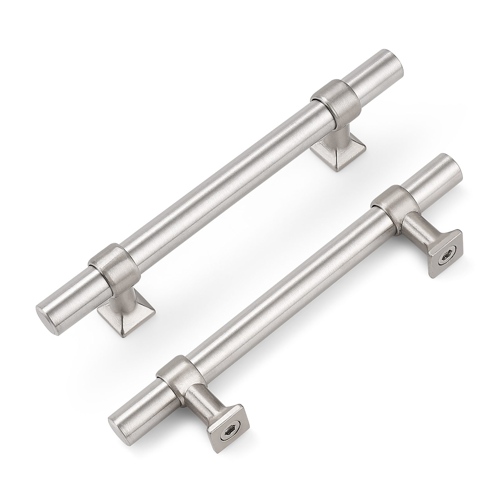 Knobelite 1 Pack Brushed Nickel Cabinet Pulls 3.75 inch Stainless Steel ...