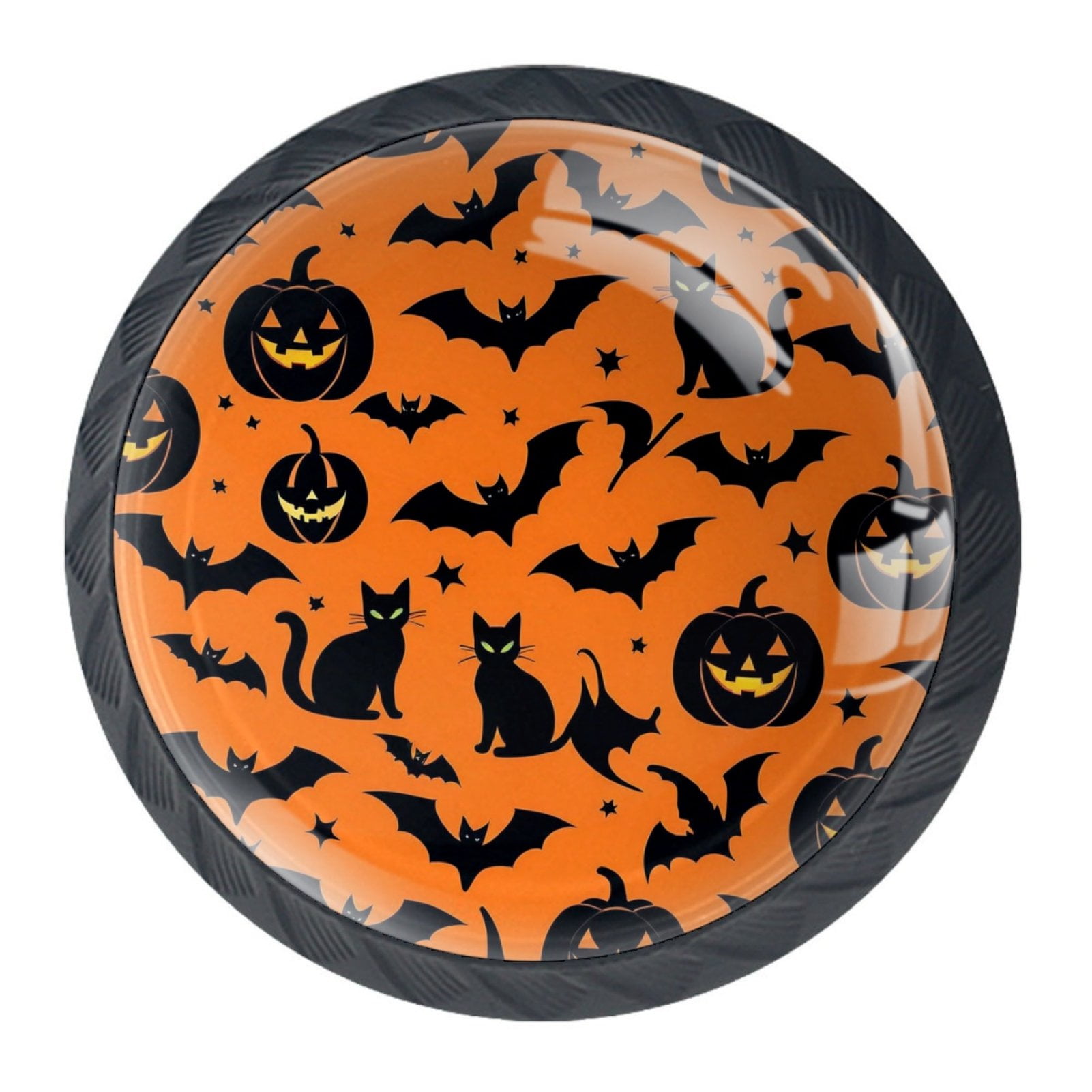 Knobs for Cabinets and Drawers,Halloween Bat Pumpkin Bathroom Dresser ...