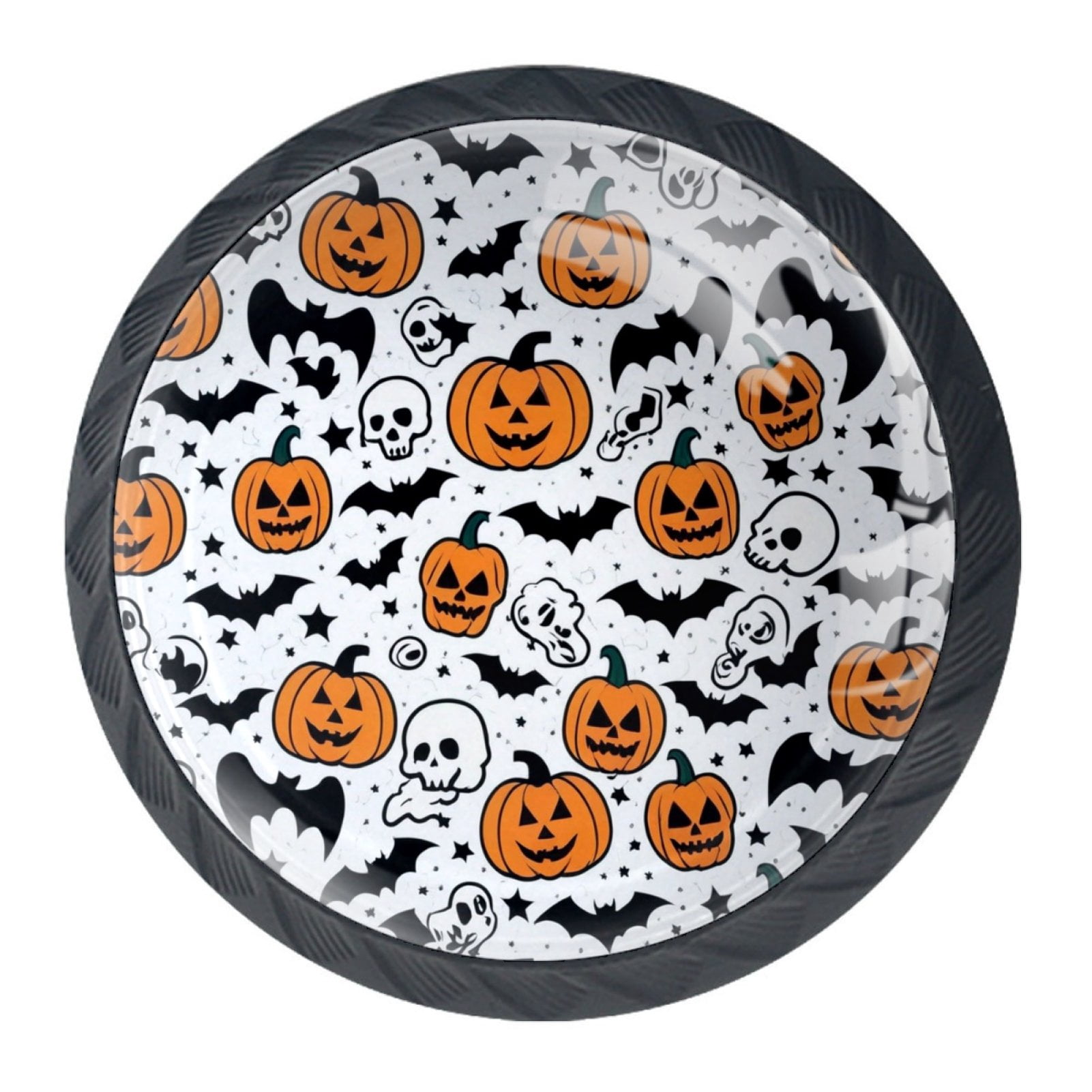 Knobs for Cabinets and Drawers,Halloween Skulls Bat Pumpkin Bathroom ...