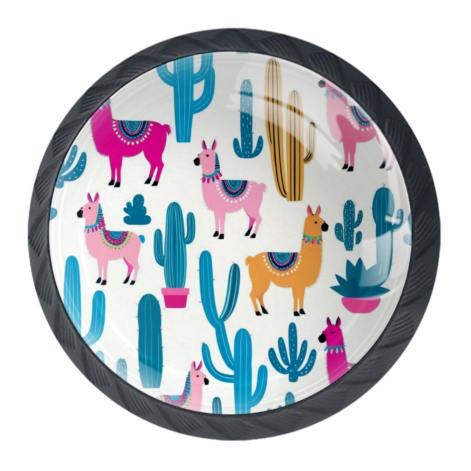Knobs for Cabinets and Drawers,Llama Cactus Bathroom Dresser Handle ...