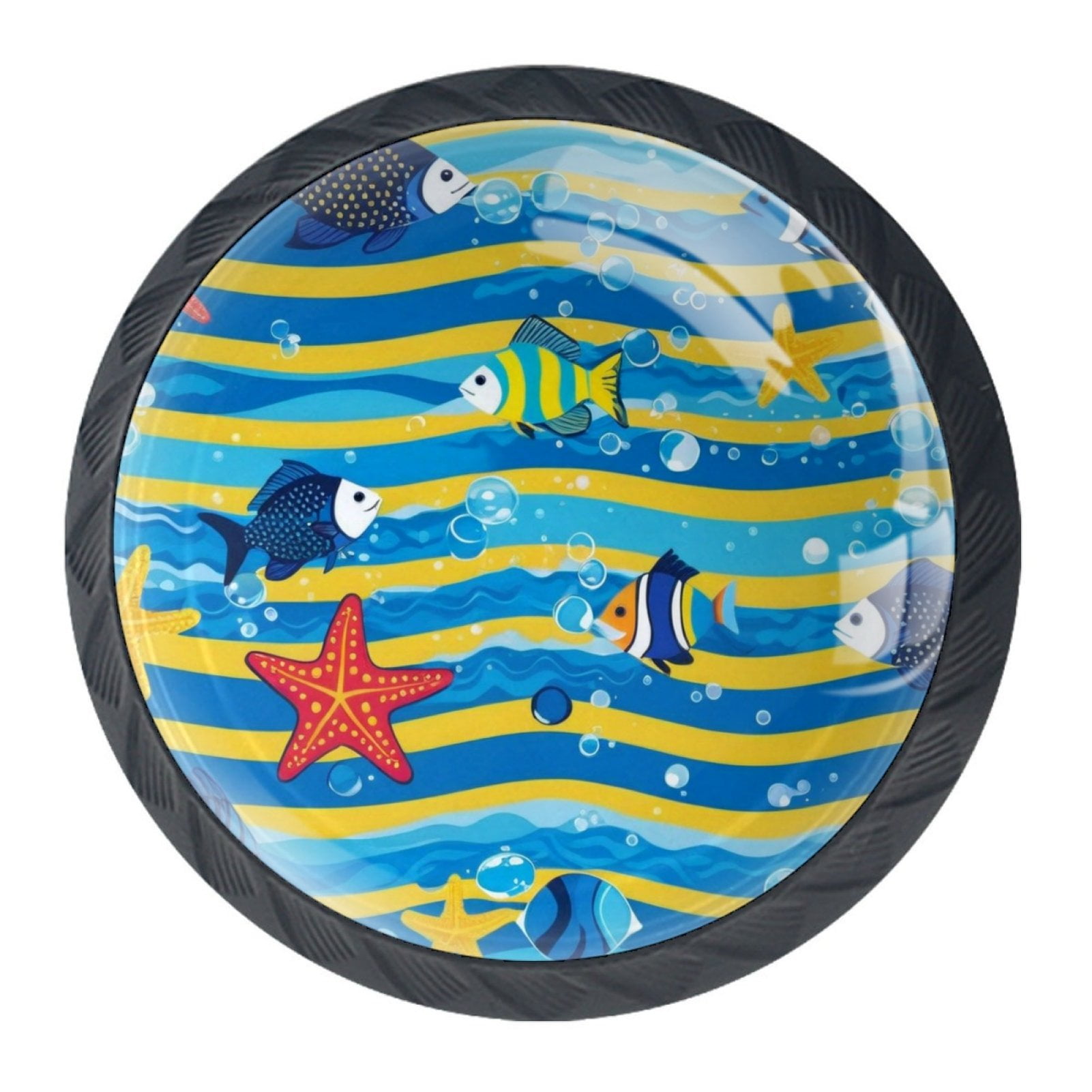 Knobs for Cabinets and Drawers,Ocean Fish Starfish Bathroom Dresser ...