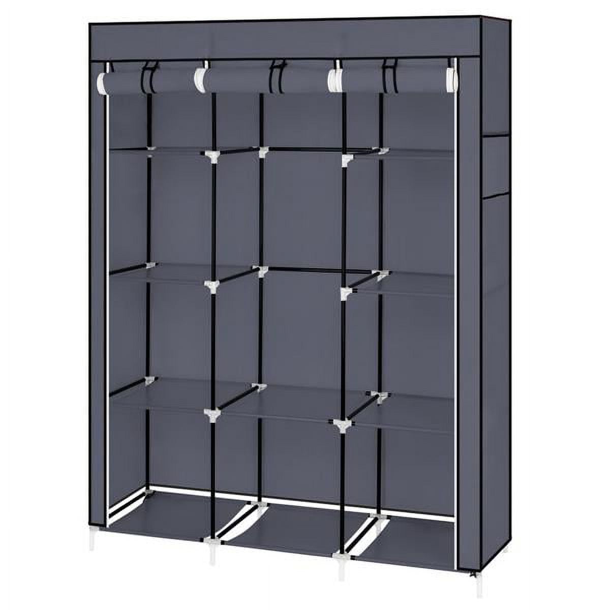 Knocbel Portable Closet Non-Woven Fabric Wardrobe Storage Organizer ...