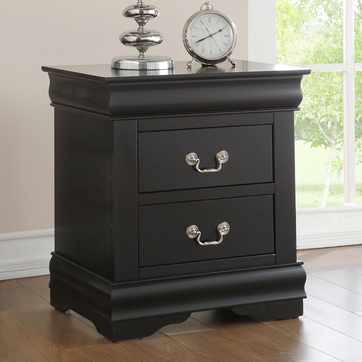 Knocbel Traditional Nightstand End Tables Side Table with 2 Drawers and ...