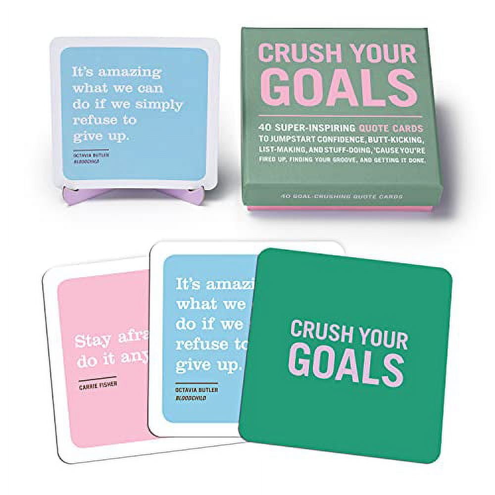 Knock Knock Crush Your Goals Inner-Truth Deck Inspiring Quote Cards ...