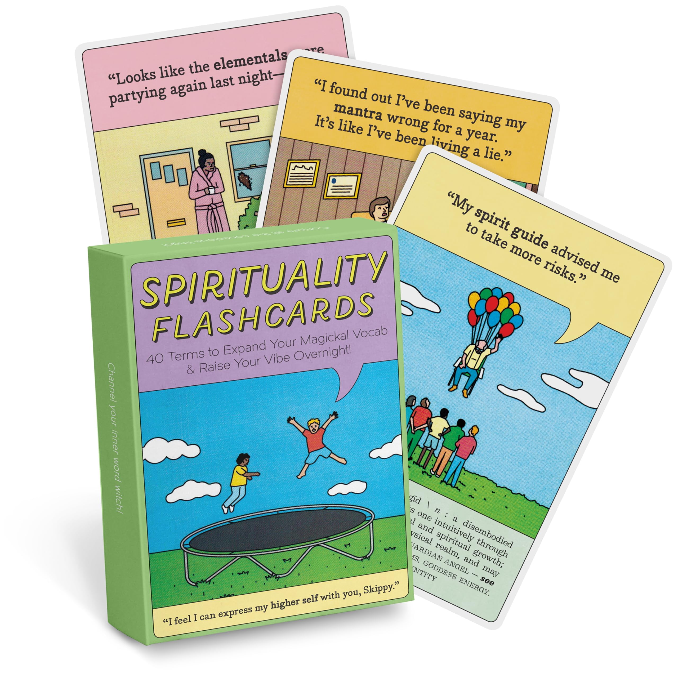 Knock Knock Spirituality Flashcards Deck, 40 Cards of Funny Spiritual ...