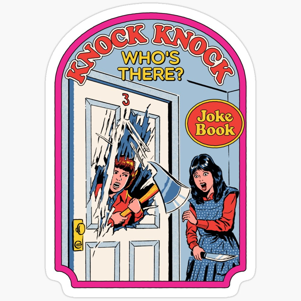 Knock Knock, Who'S There Sticker Phone Decal Water Bottle Stickers Car ...