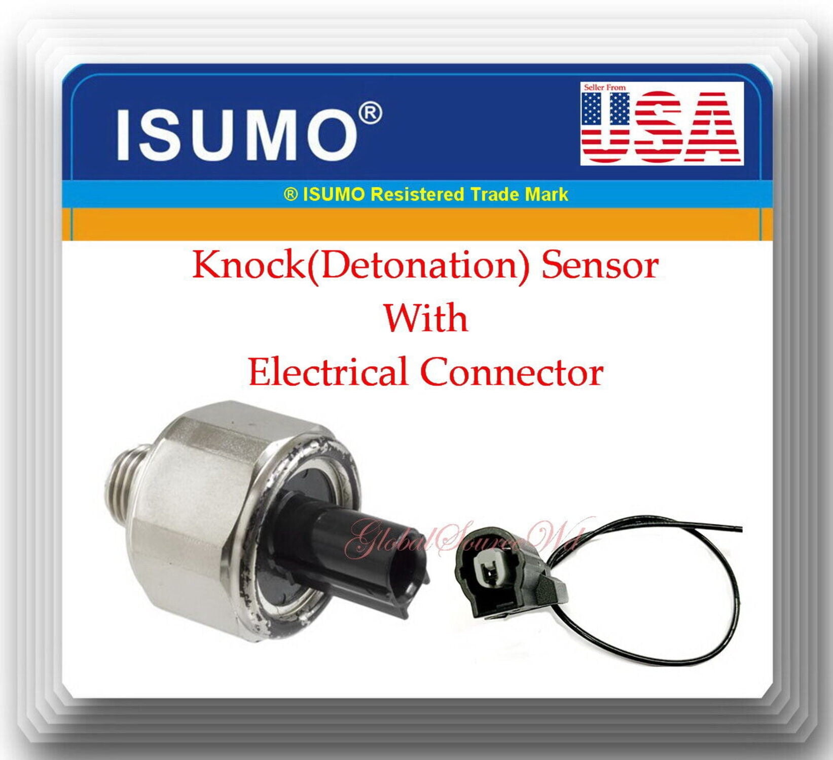 Knock Sensor W/Connector Fit Acura RDX RSX TSX Honda Accord Civic CR-V ...