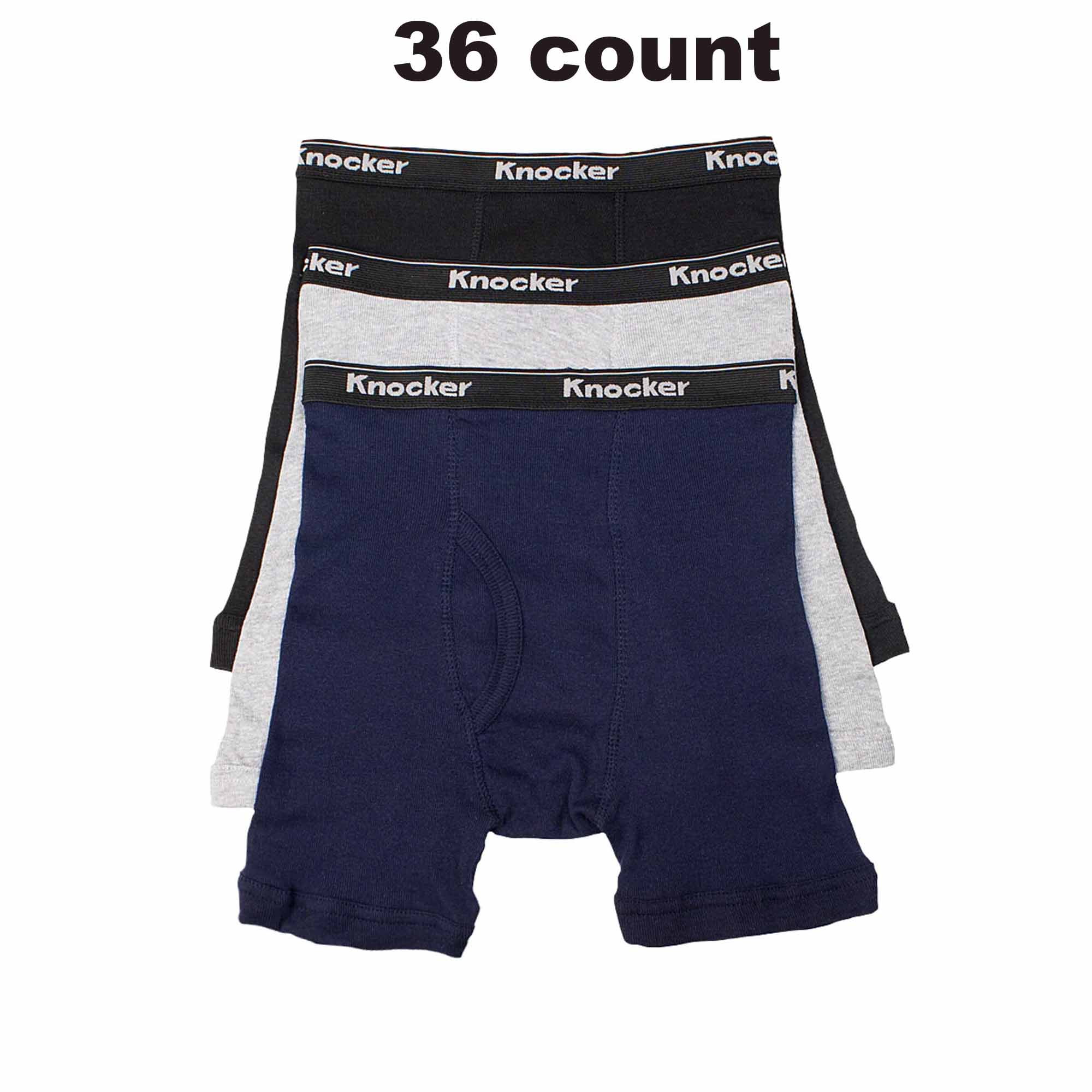Knocker Boy's Color Boxer Briefs (Bbc1500) - 36 Count - Walmart.com