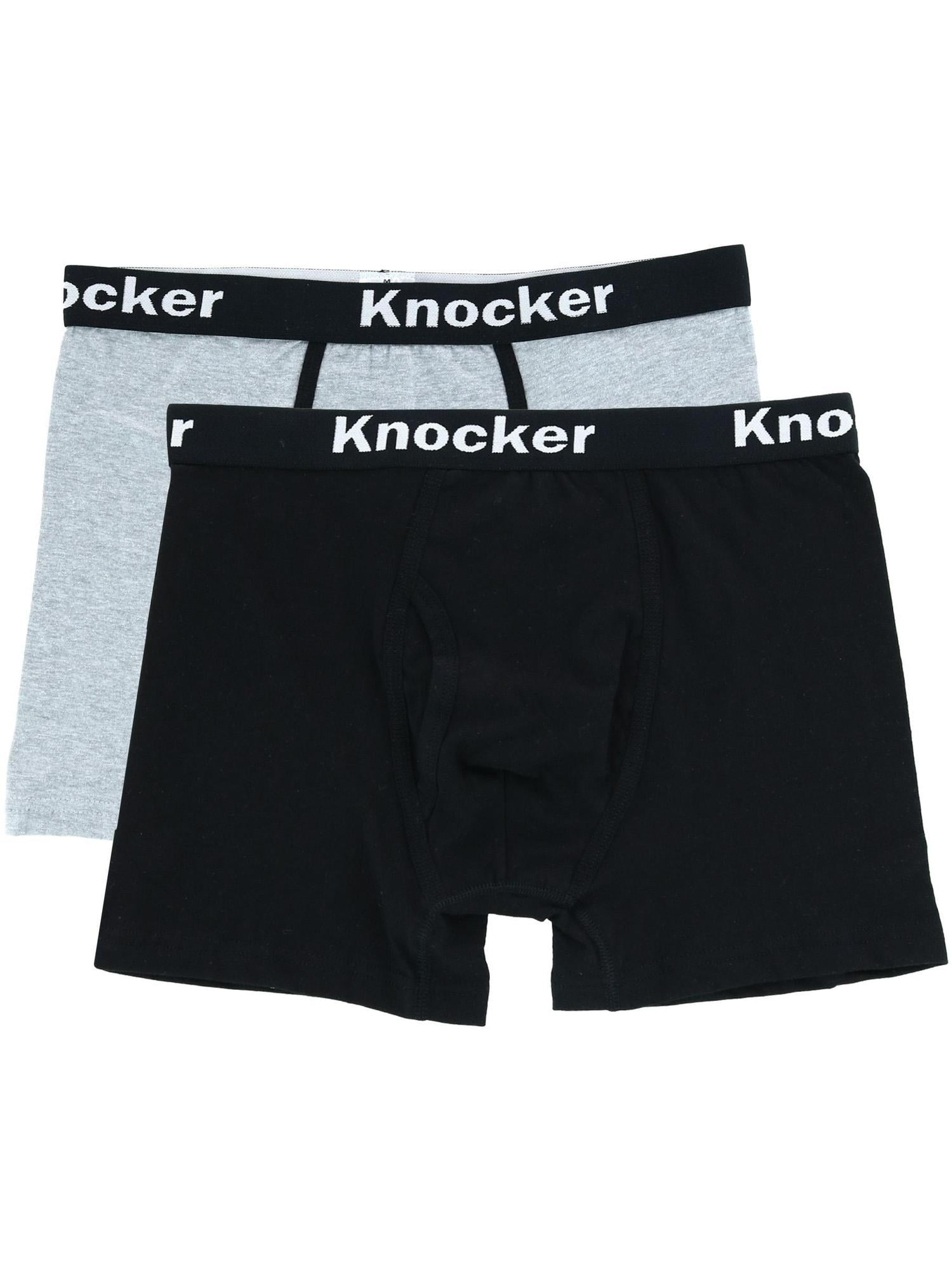 Knocker Extended Size Boxer Briefs with Contrasting Trim (Men ...