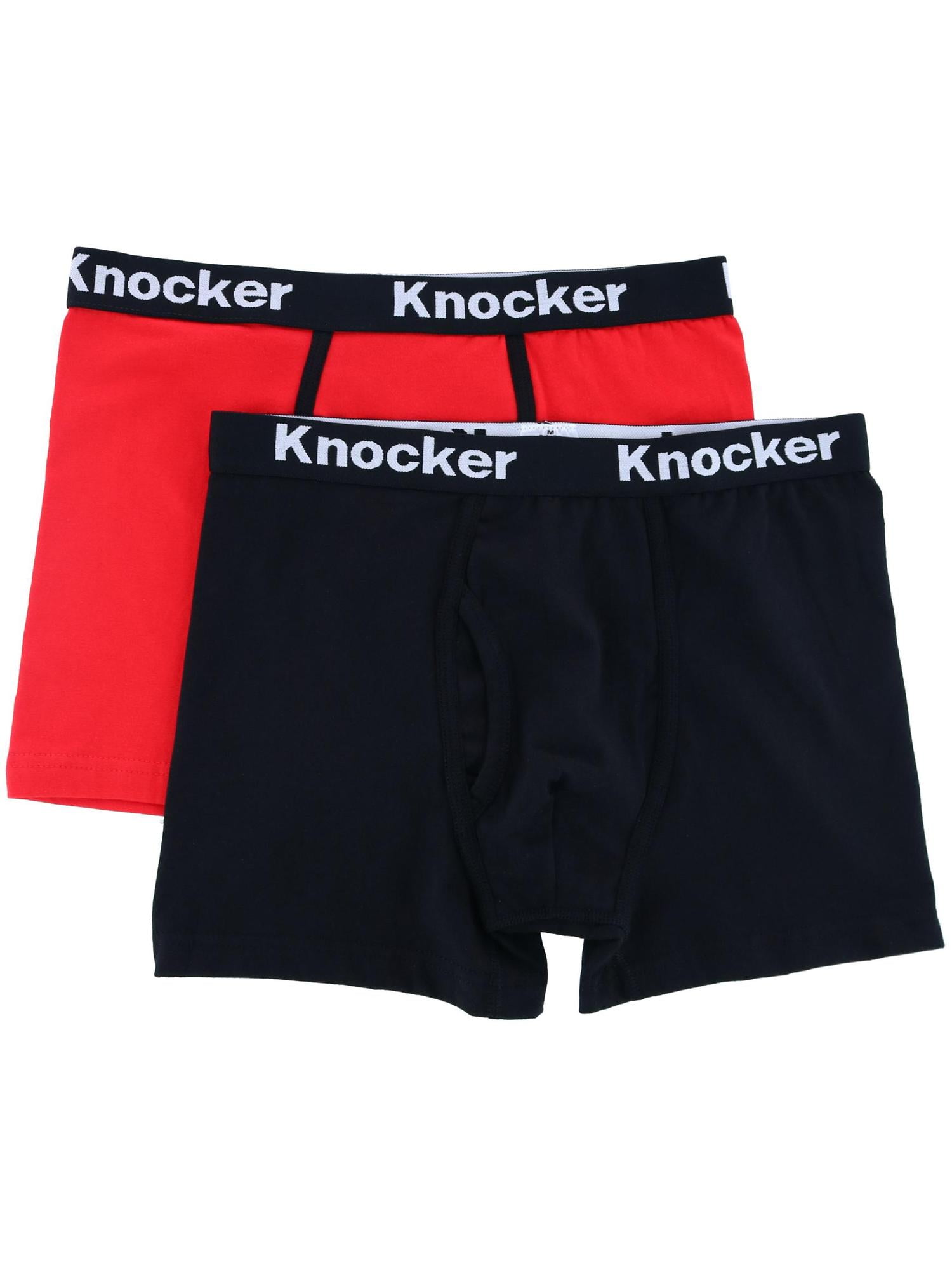 Knocker Extended Size Boxer Briefs with Contrasting Trim (Men ...
