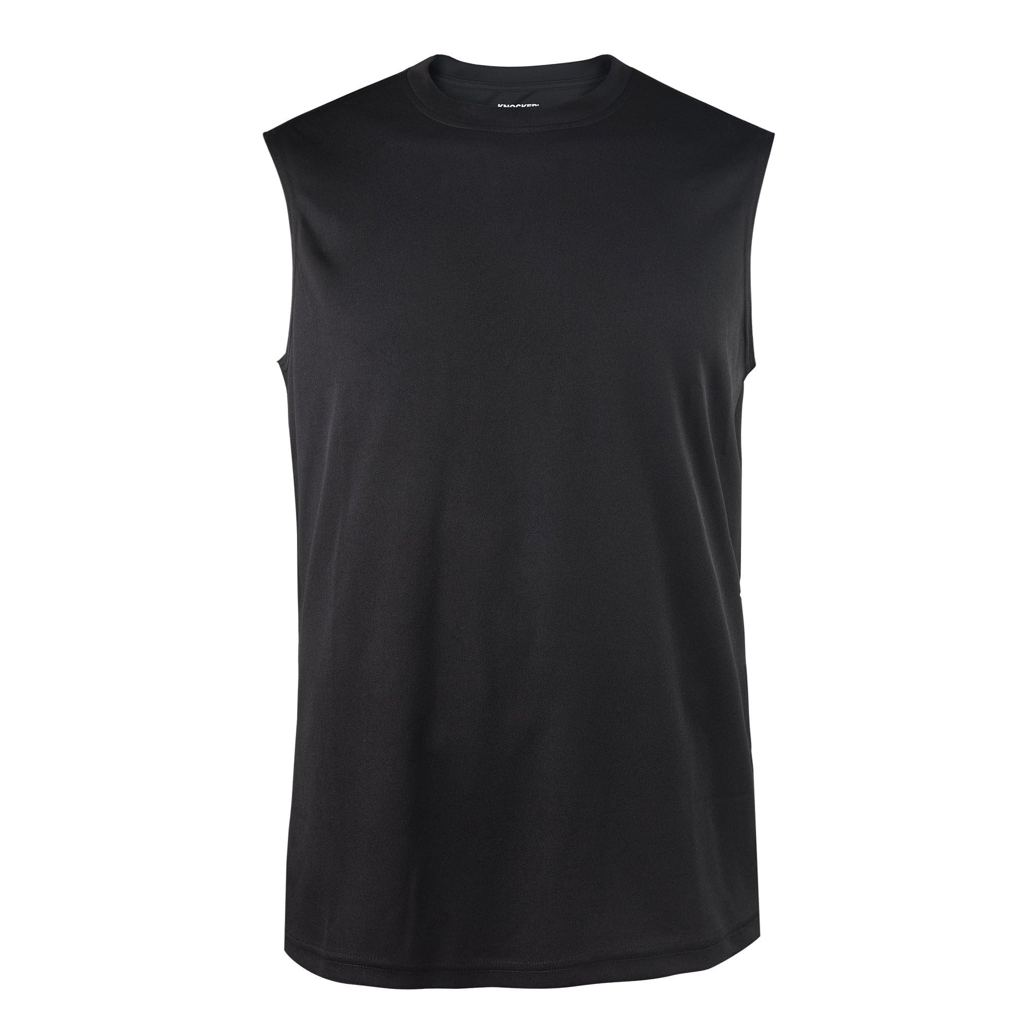 Knocker Men's 3 Pack Performance Muscle Tank Tops Workout Casual ...