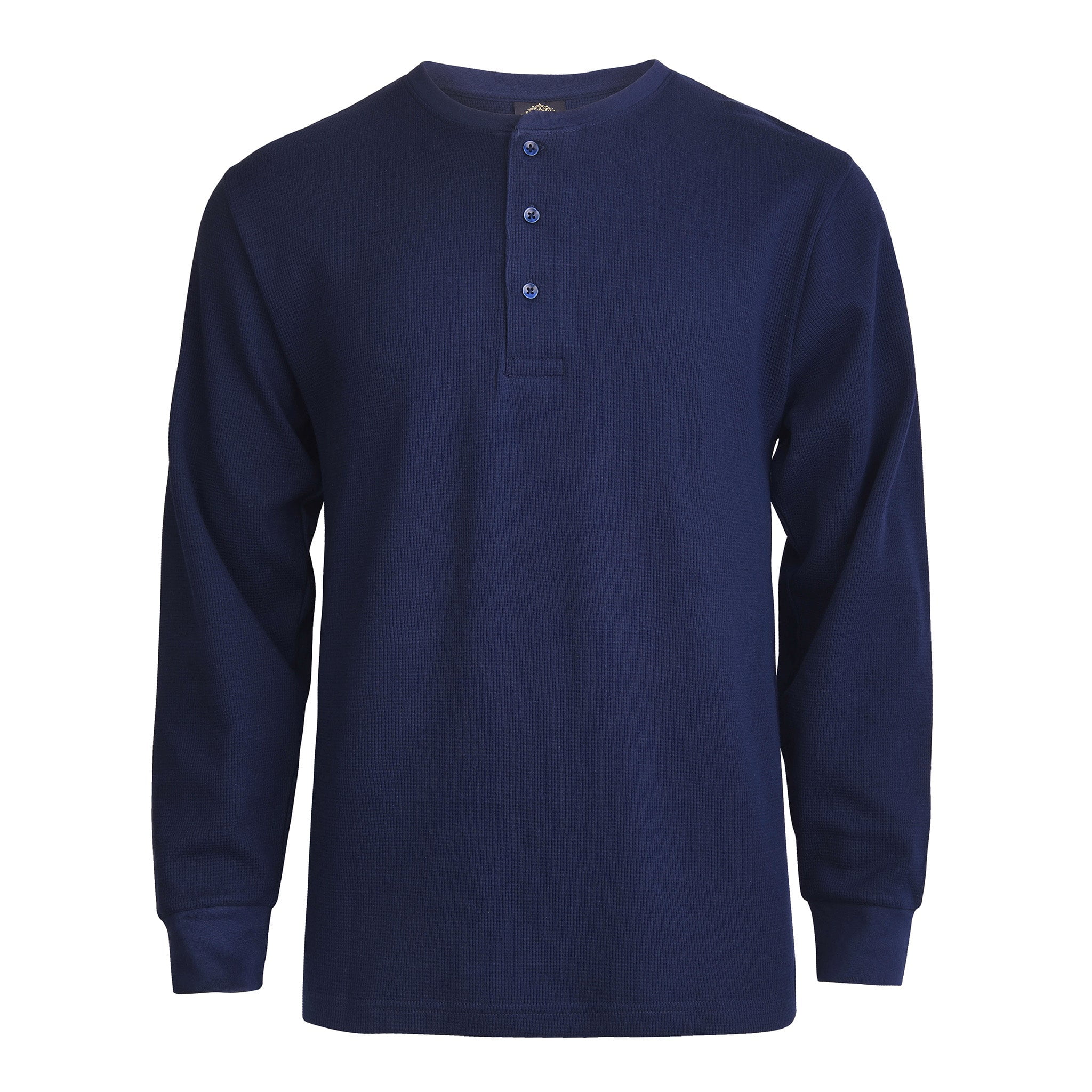 Knocker Men's Classic Waffle Knit Medium Weight Thermal 3-Buttons ...